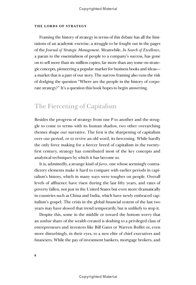 The Lords Of Strategy: The Secret Intellectual History Of The New ...