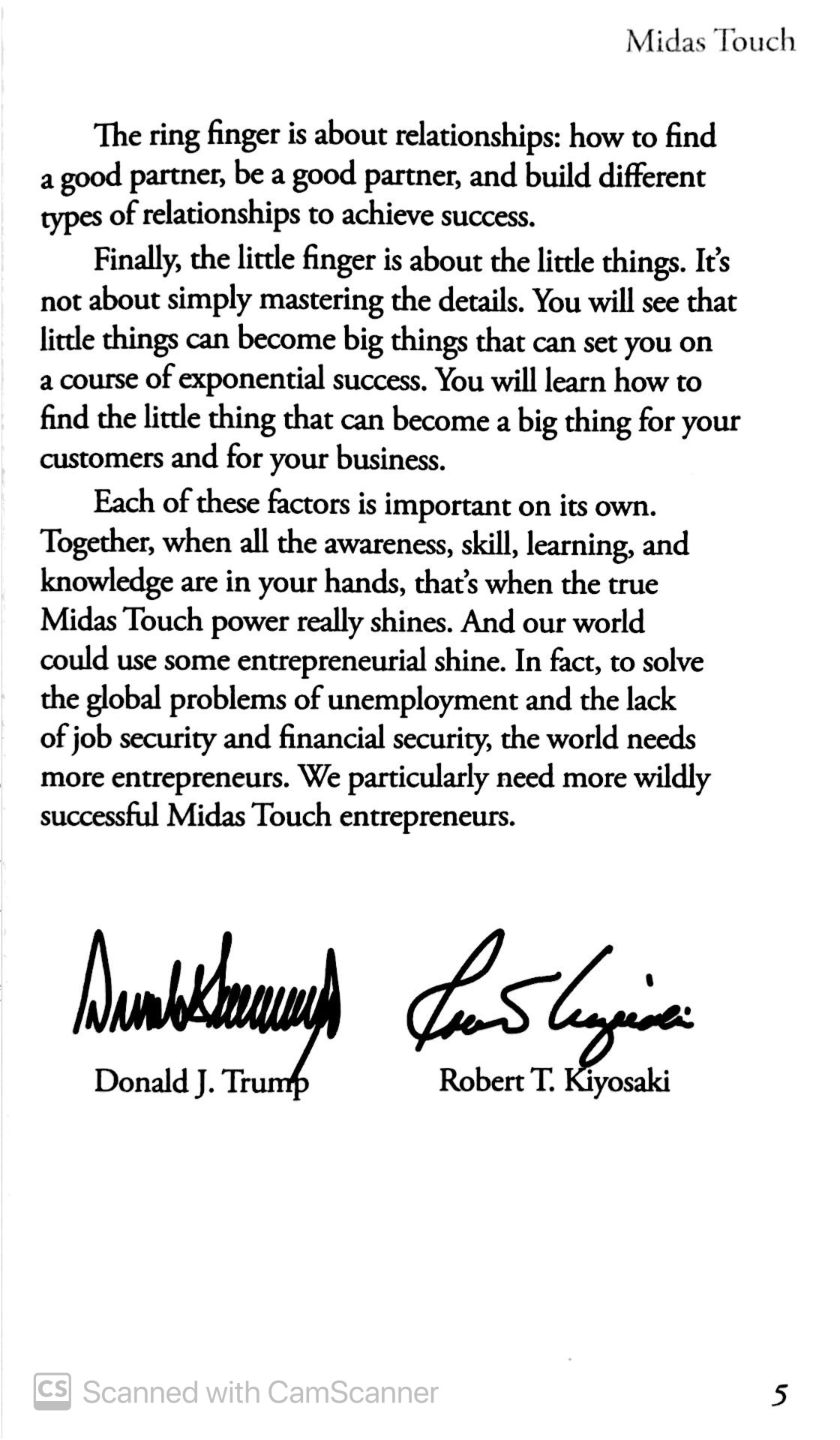 The Midas Touch (international edition)