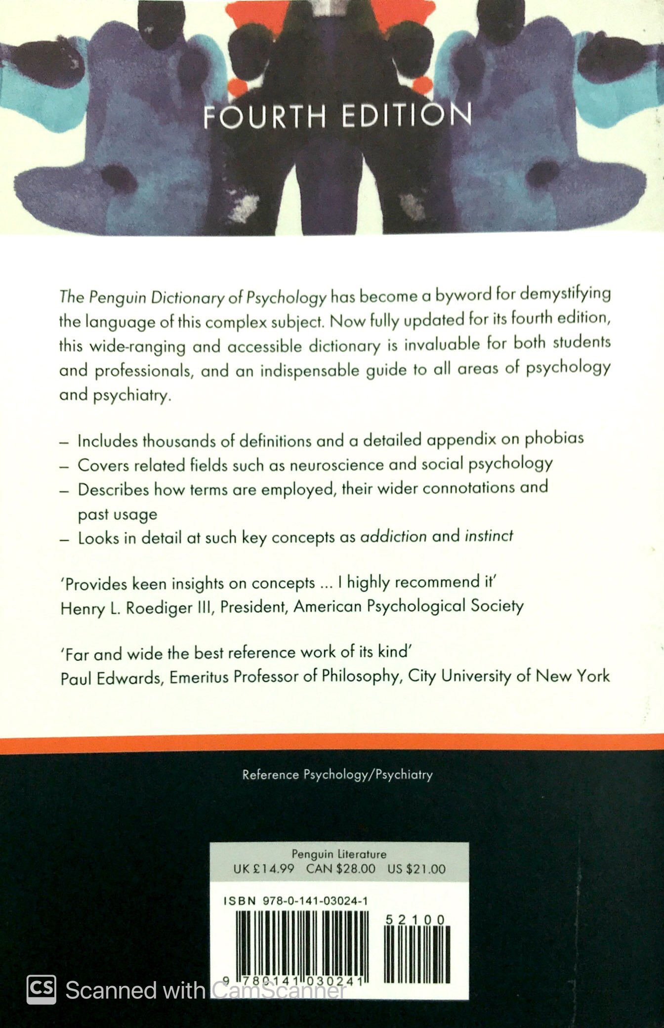 The Penguin Dictionary of Psychology: Fourth Edition - FAHASA.COM