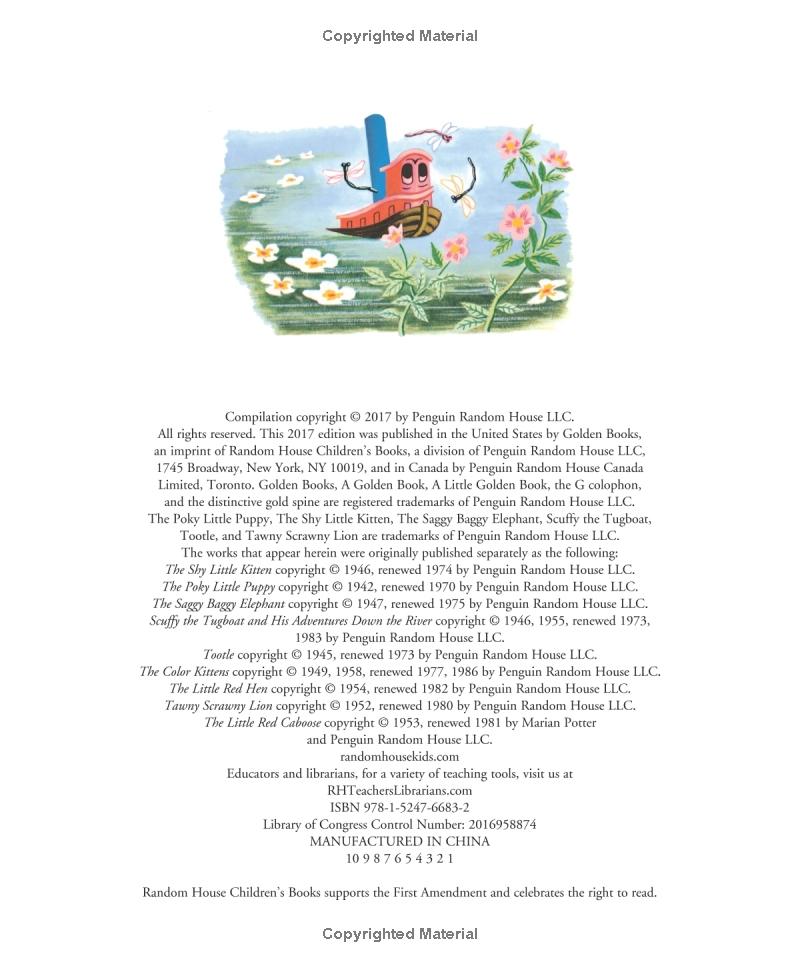 The Poky Little Puppy And Friends: The Nine Classic Little Golden Books ...