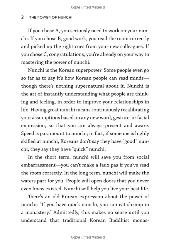 The Power Of Nunchi: The Korean Secret To Happiness And Success ...