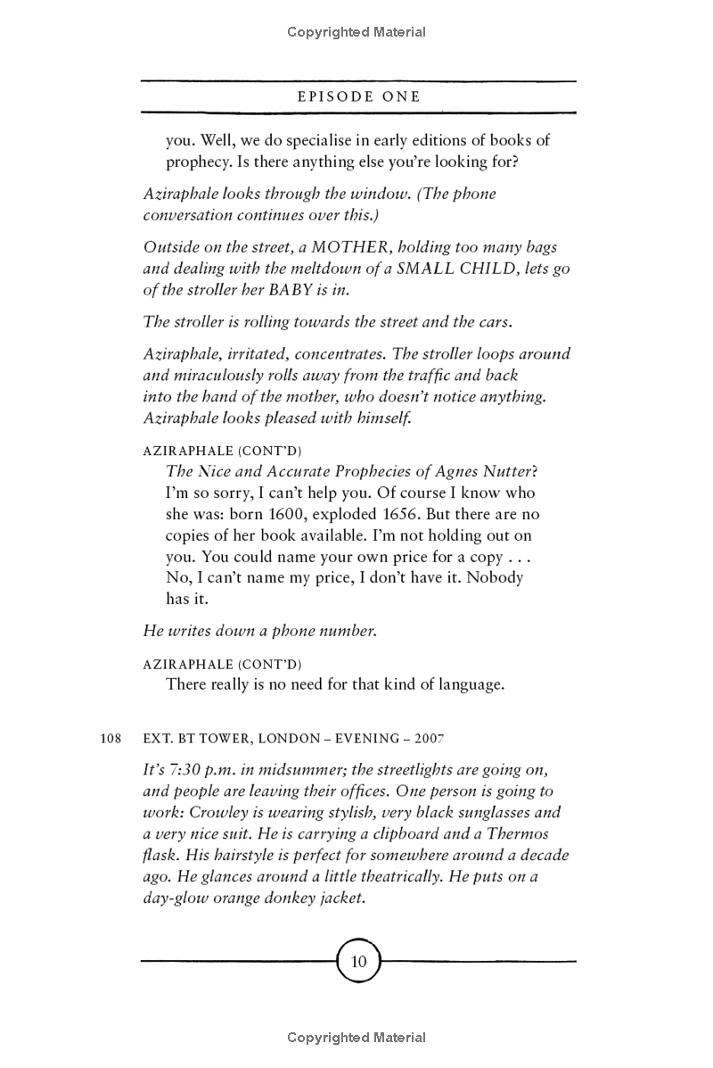 The Quite Nice And Fairly Accurate Good Omens Script Book - FAHASA.COM