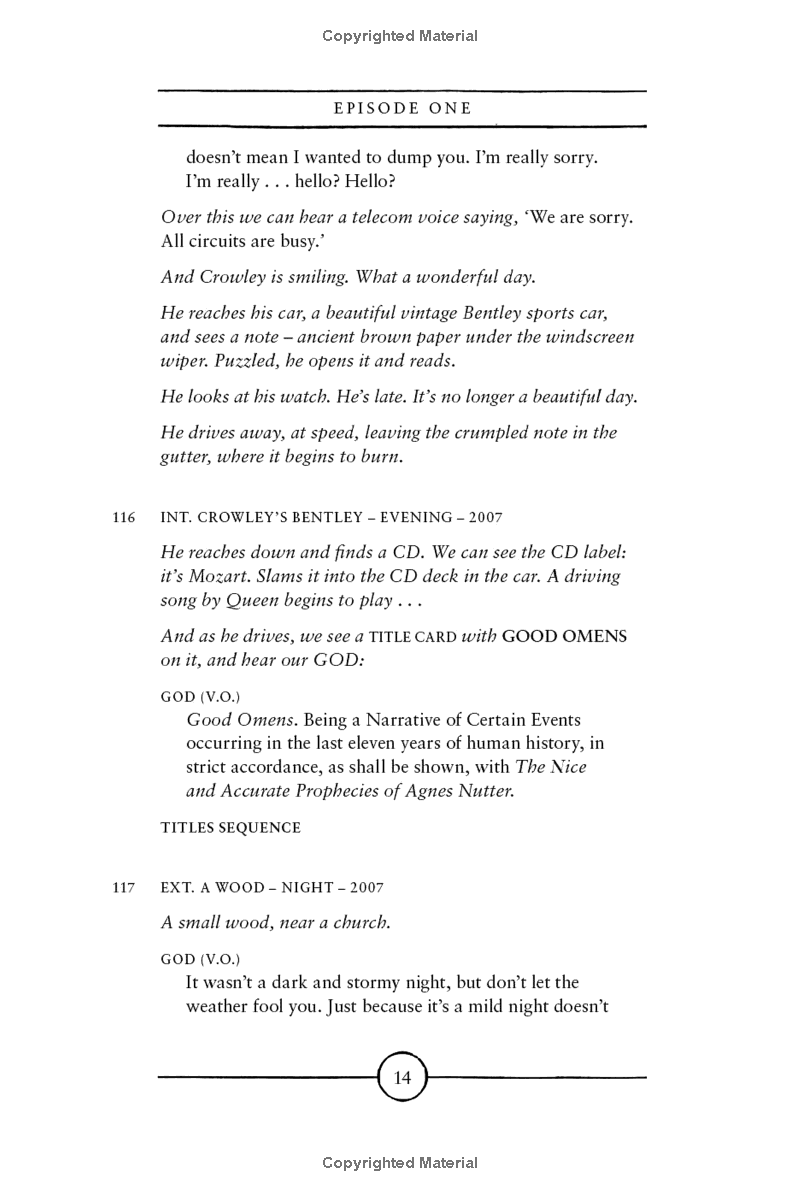 The Quite Nice And Fairly Accurate Good Omens Script Book