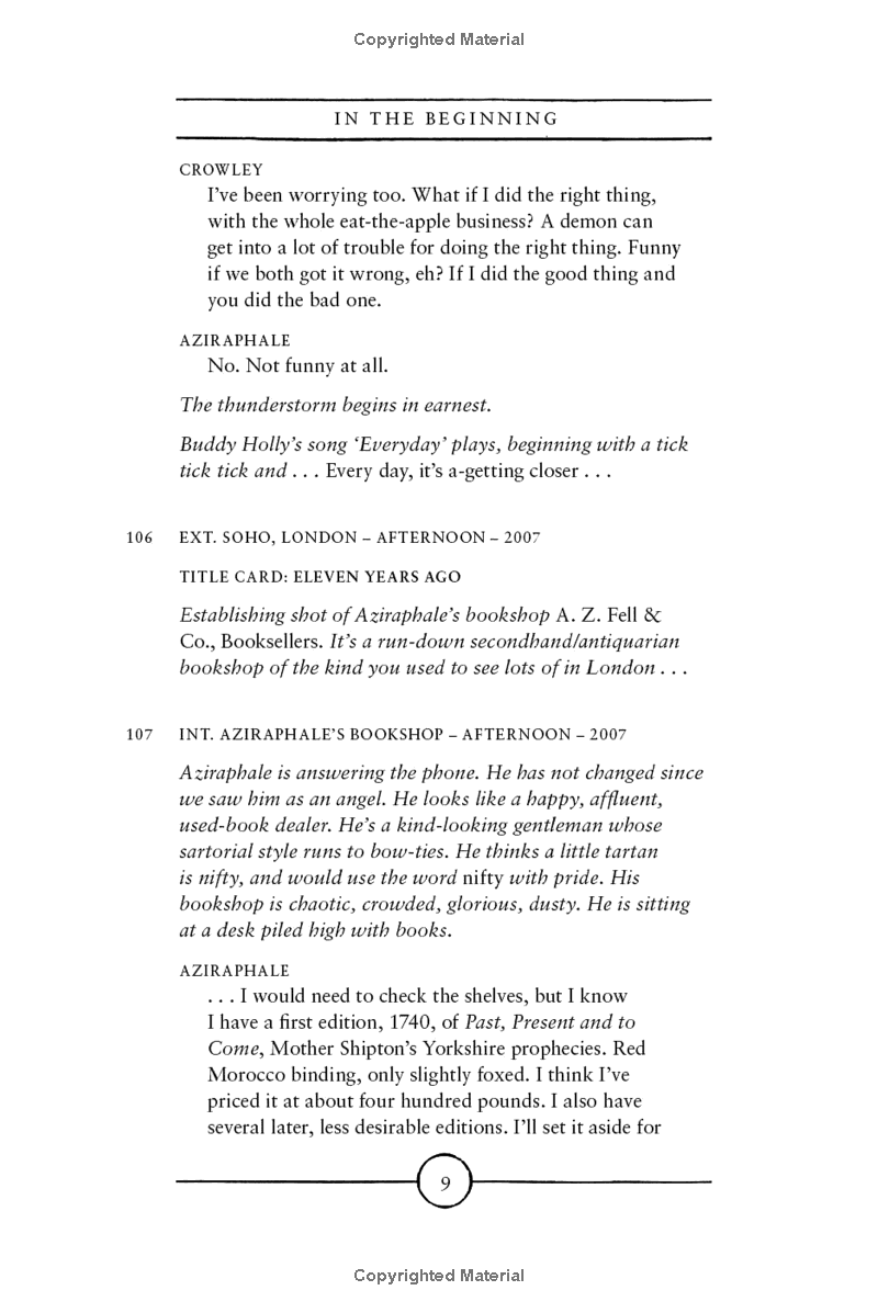 The Quite Nice And Fairly Accurate Good Omens Script Book - FAHASA.COM