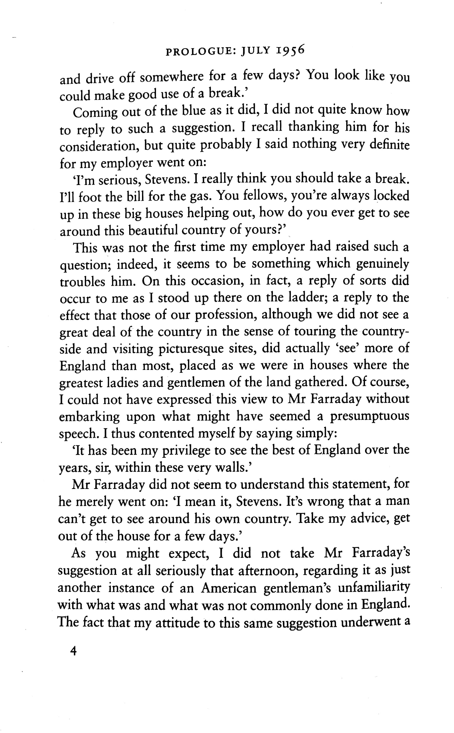 The Remains Of The Day - FAHASA.COM