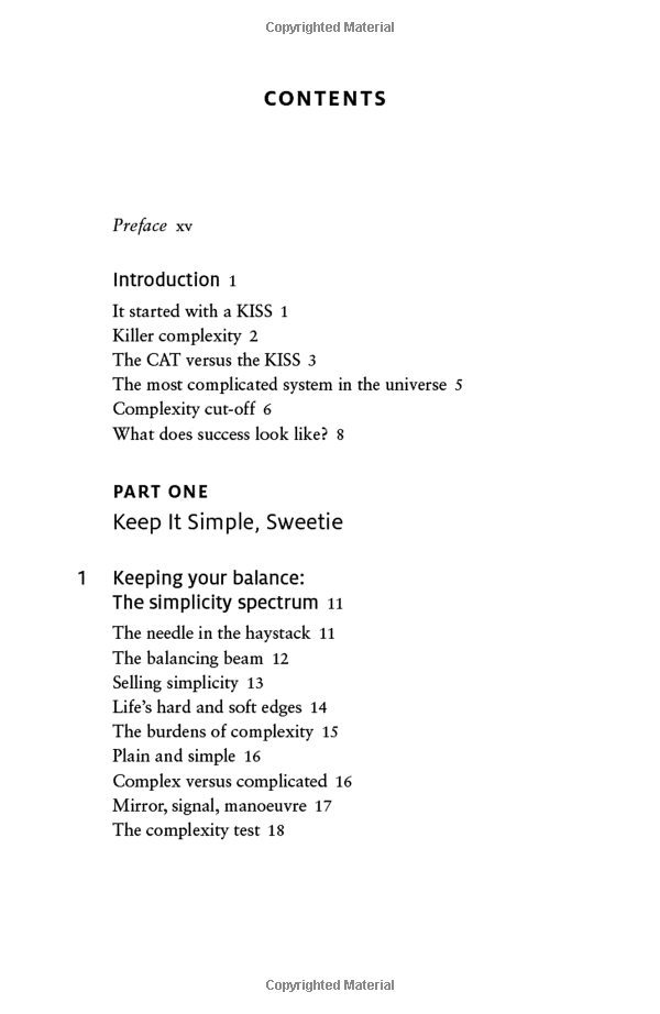 The Simplicity Principle: Six Steps Towards Clarity In A Complex World ...