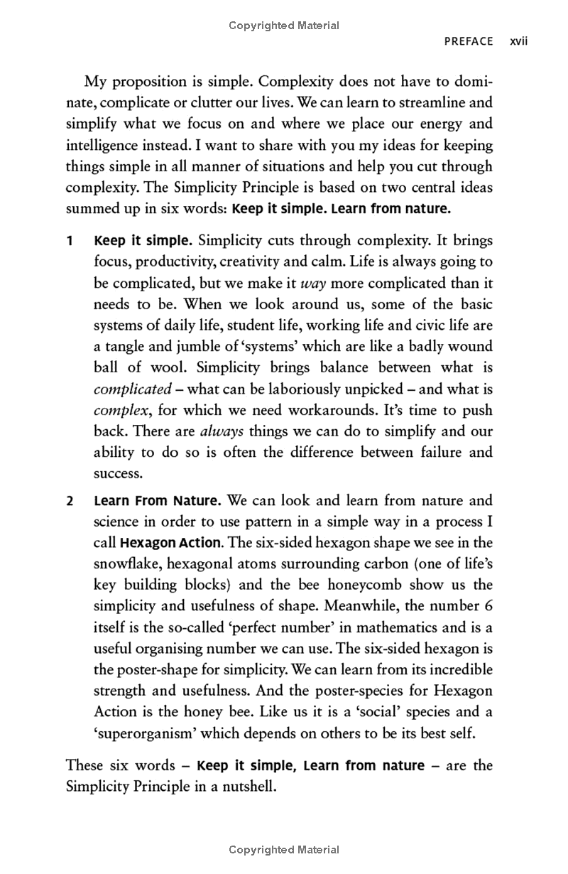 The Simplicity Principle: Six Steps Towards Clarity In A Complex World ...