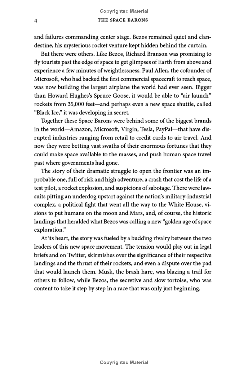 The Space Barons: Elon Musk, Jeff Bezos, And The Quest To Colonize The ...