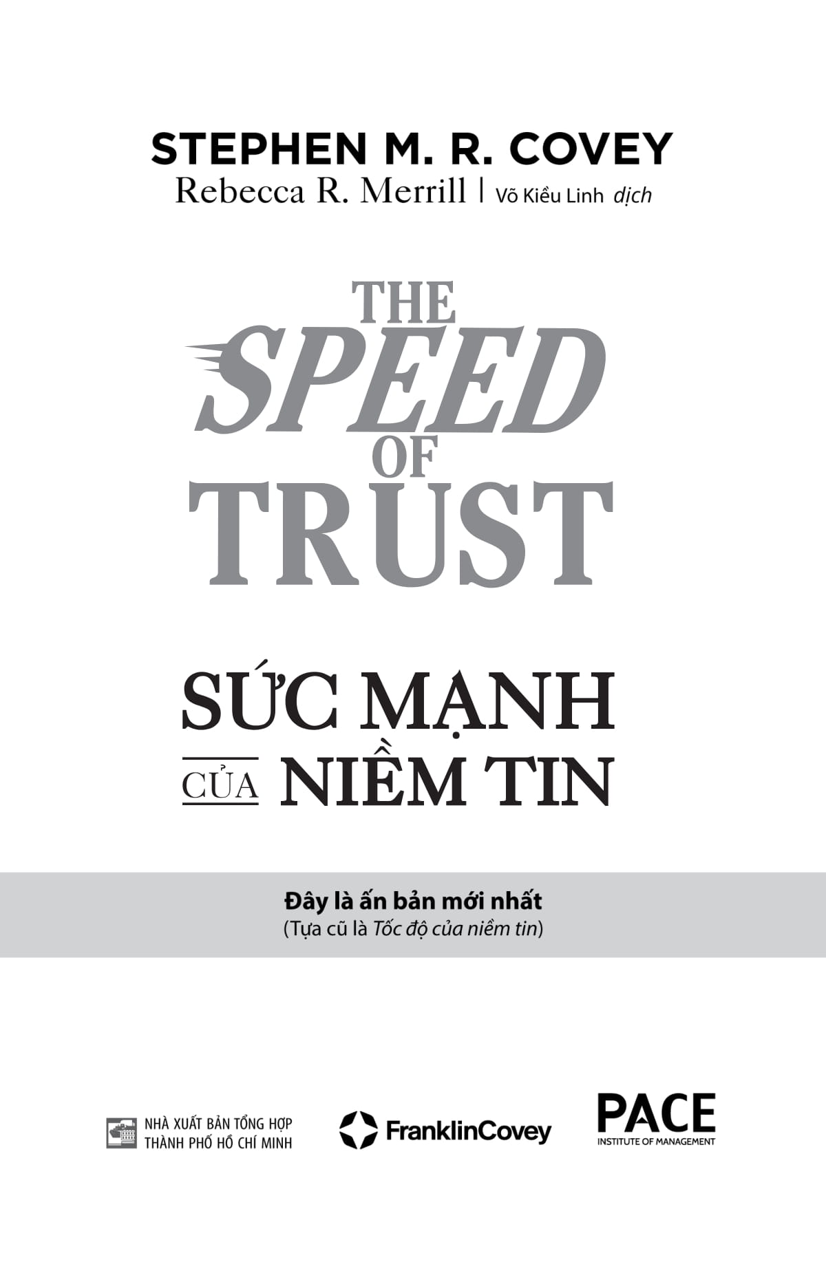 The Speed Of Trust - Sức Mạnh Của Niềm Tin PDF - YDS.EDU.VN