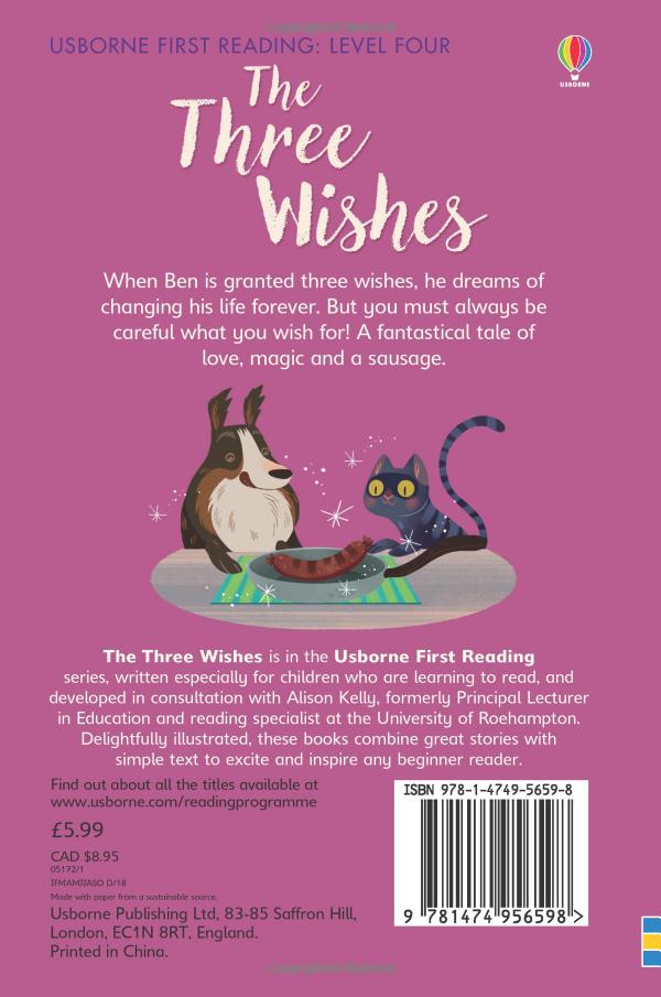 Usborne First Reading - Level 4: The Three Wishes