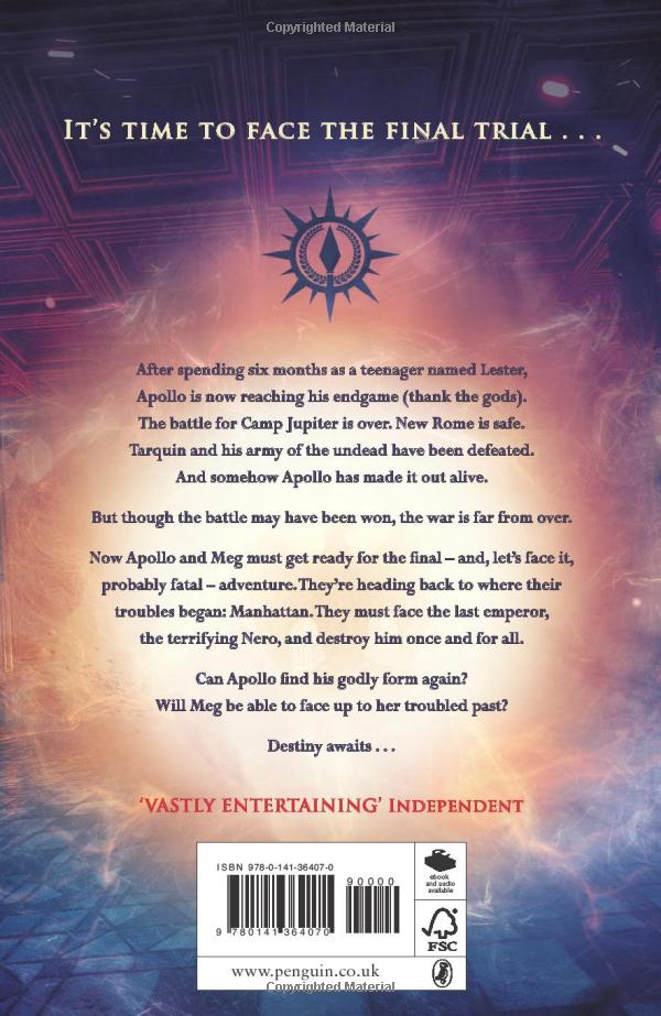 The Trials Of Apollo Book 5: The Tower Of Nero - FAHASA.COM