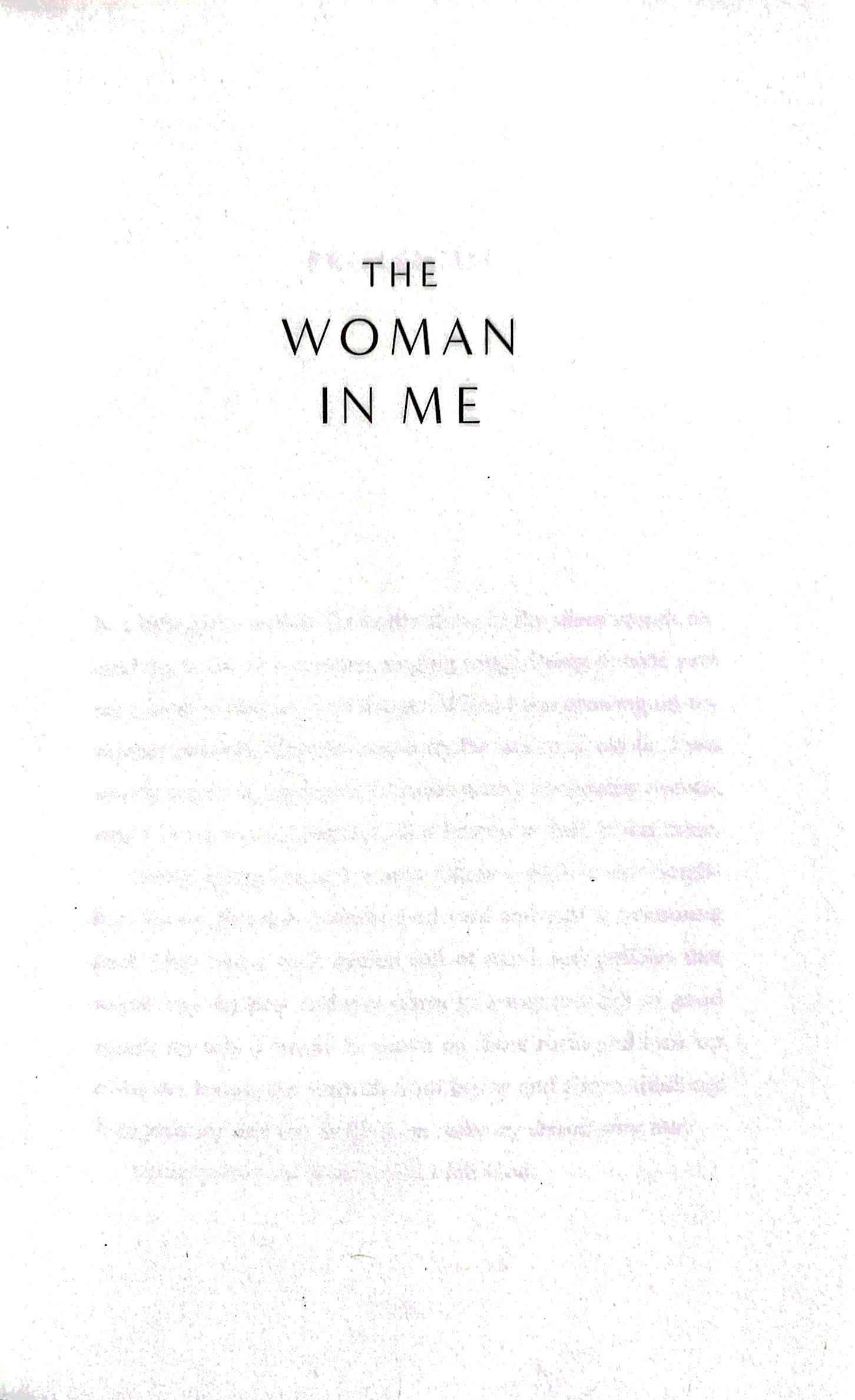 The Woman In Me - FAHASA.COM