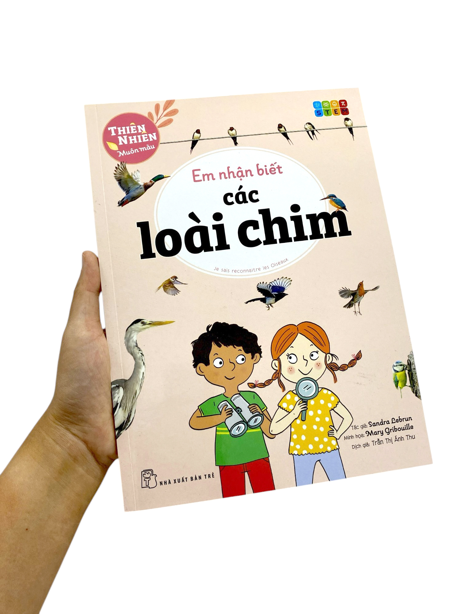 Sách Thiên Nhiên Muôn Màu - STEM - Em Nhận Biết Các Loài Chim - FAHASA.COM