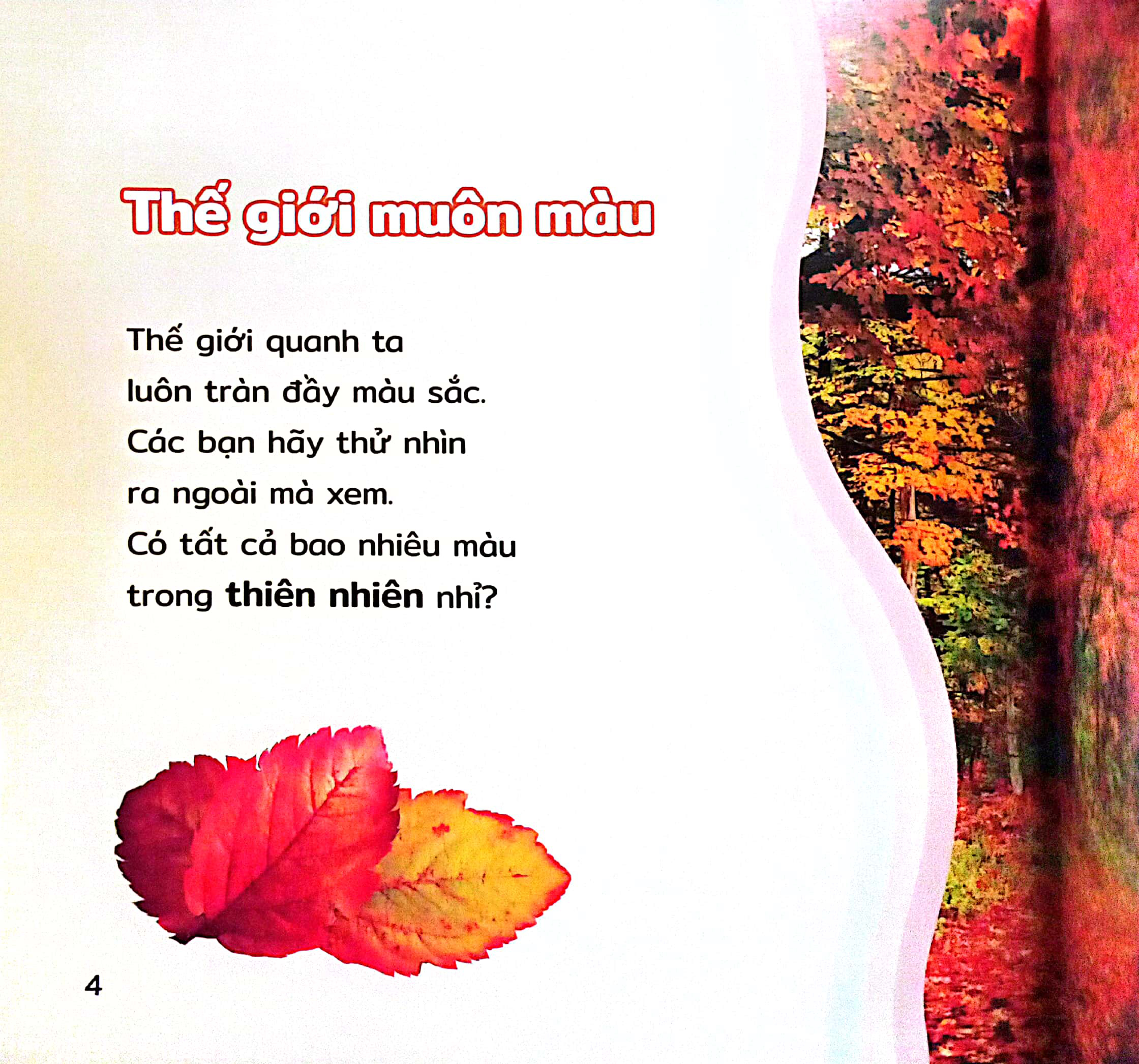 Sách Thiên Nhiên Quanh Bé - Sắc Màu Thiên Nhiên - FAHASA.COM