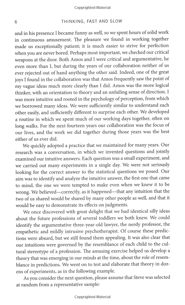 Thinking, Fast and Slow