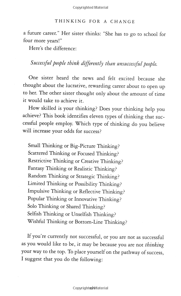 Thinking for a change - FAHASA.COM