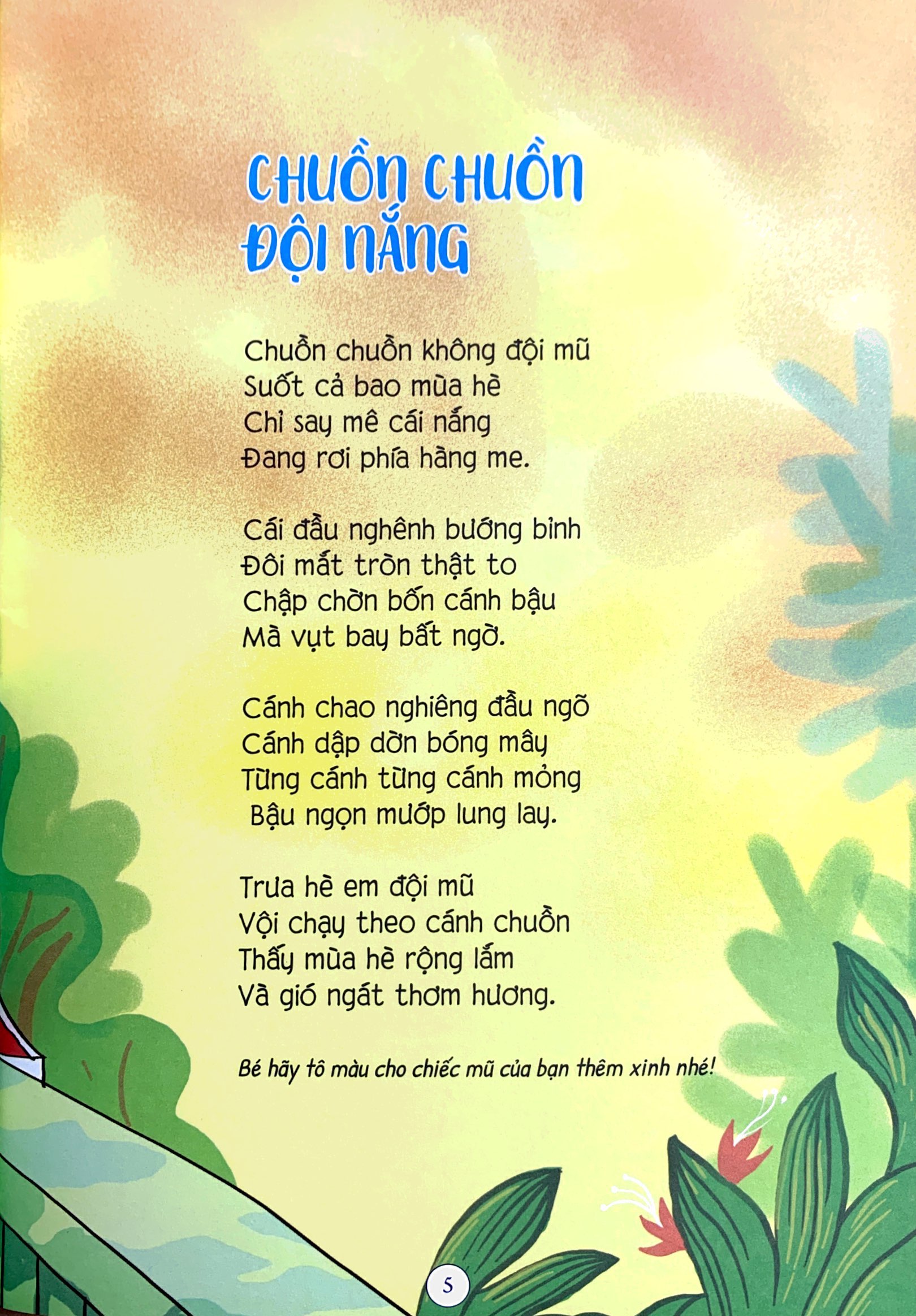 Thơ Cho Bé Tập Đọc Trôi Chảy Diễn Cảm - Khu Vườn Màu Xanh PDF - YDS.EDU.VN