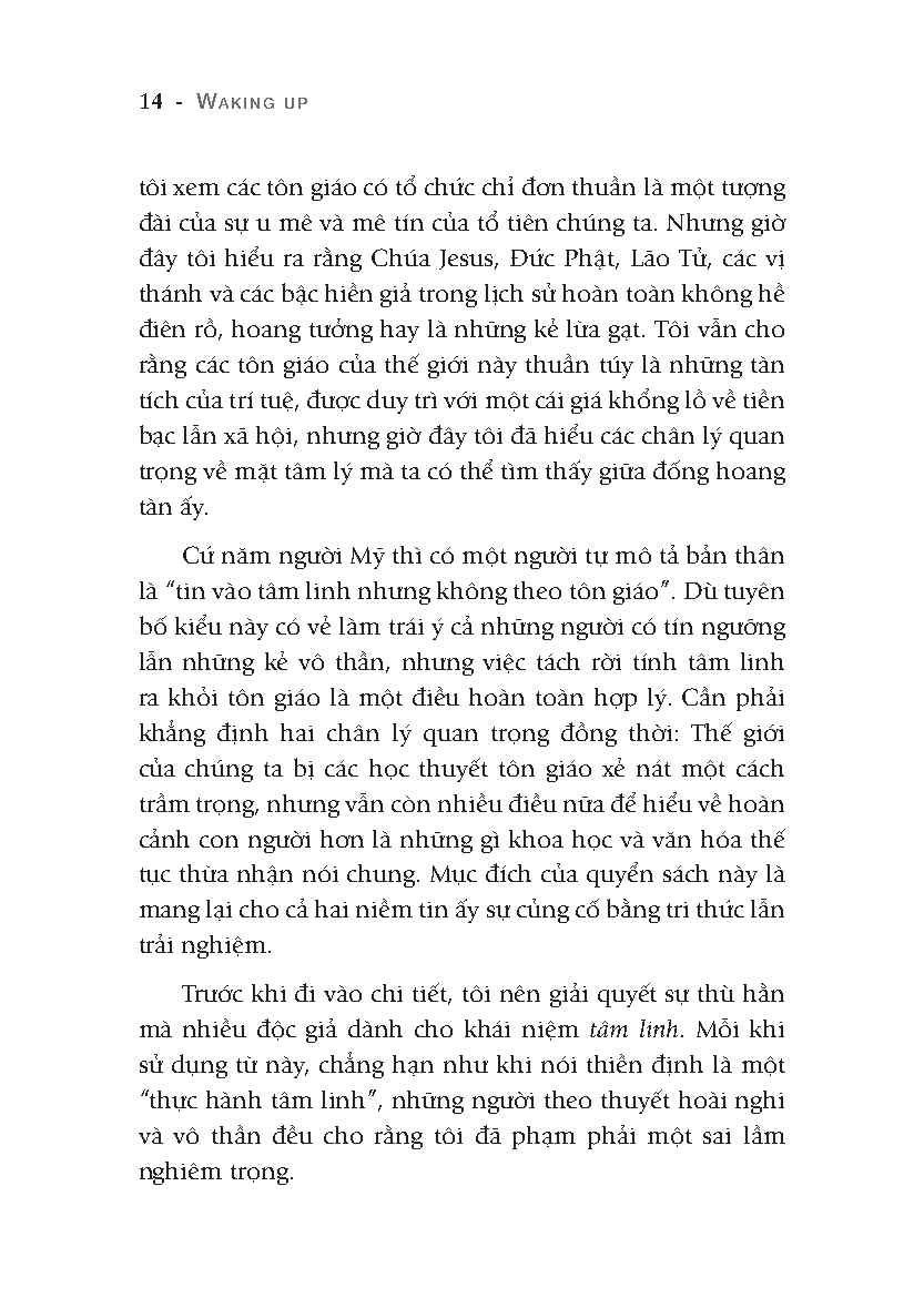 Thức Tỉnh Điều Vô Hình - Hành Trình Khám Phá Tâm Linh - Waking Up PDF - Tờ Khai Y Tế