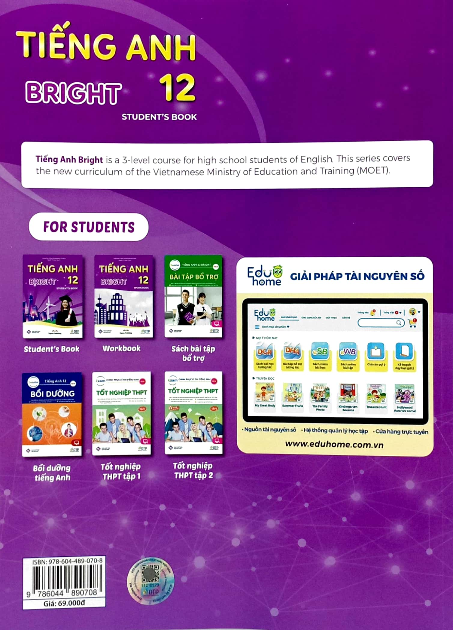 Sách Tiếng Anh 12 Bright - Student's Book (Chuẩn) - FAHASA.COM