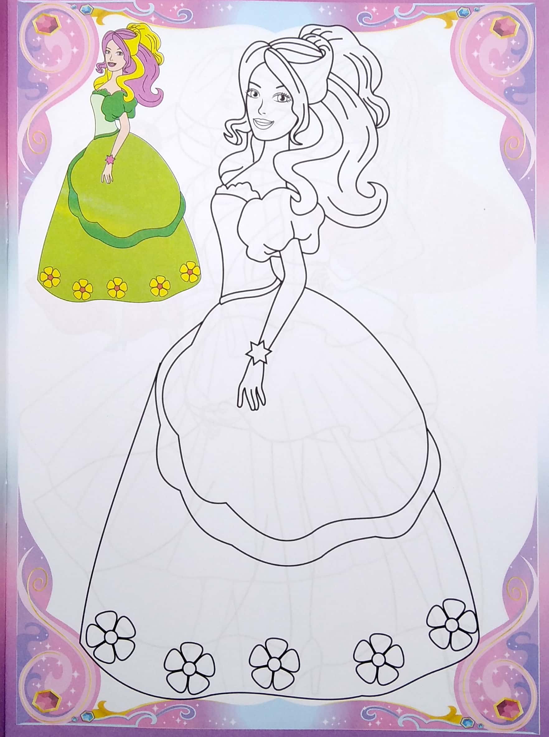 Sách Tô Màu Barbie Công Chúa - Tập 4 - FAHASA.COM