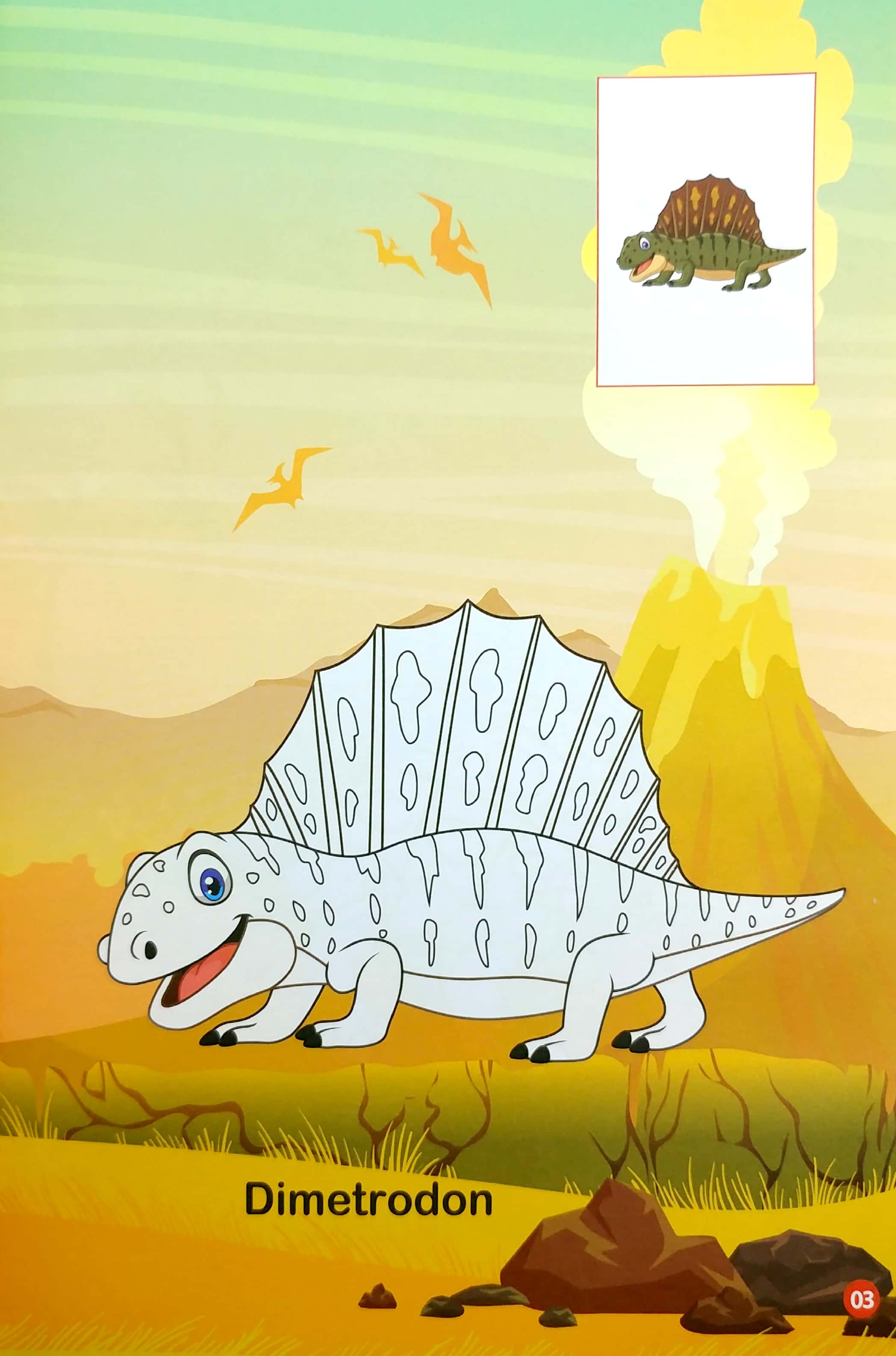 Sách Tô Màu Thế Giới Khủng Long Dinosaurs 1 - FAHASA.COM