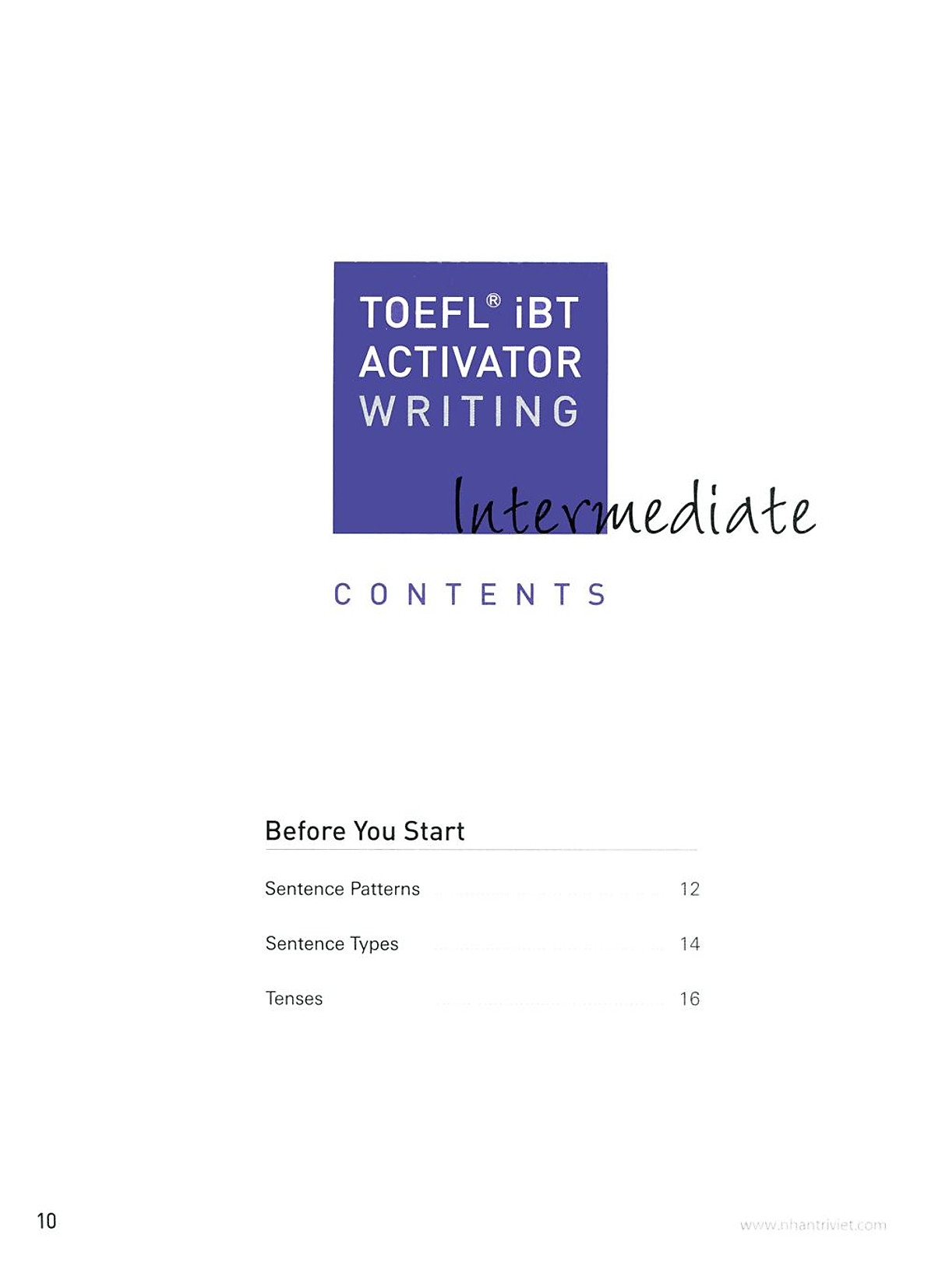 Sách TOEFL iBT Activator Writing Intermediate (Kèm CD) - FAHASA.COM