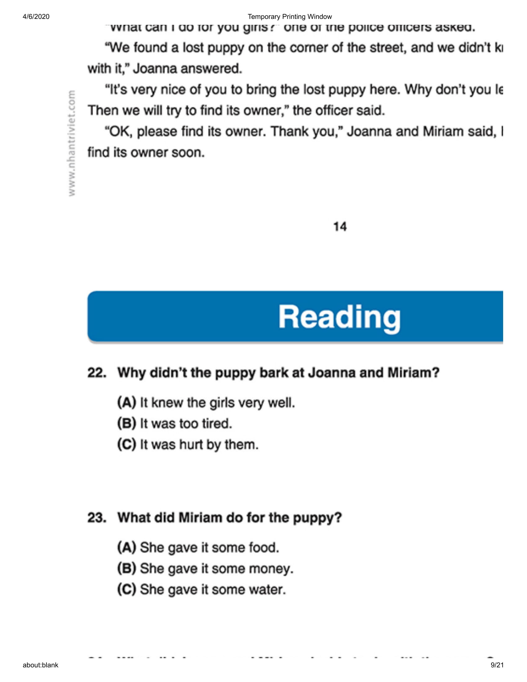 Bộ Toefl Primary Step 2_Practice Tests Cd PDF - YDS.EDU.VN