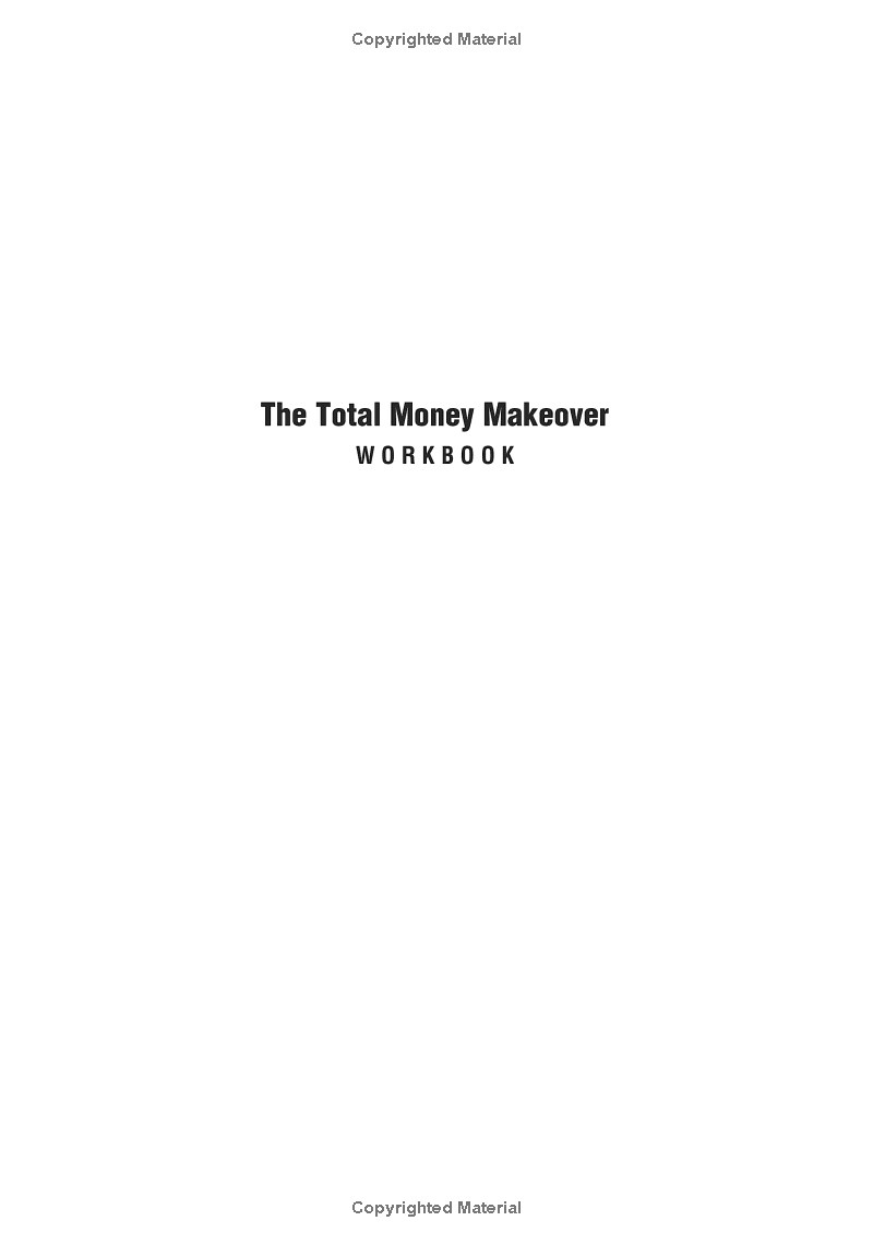 Total Money Makeover Workbook: Classic Edition - FAHASA.COM