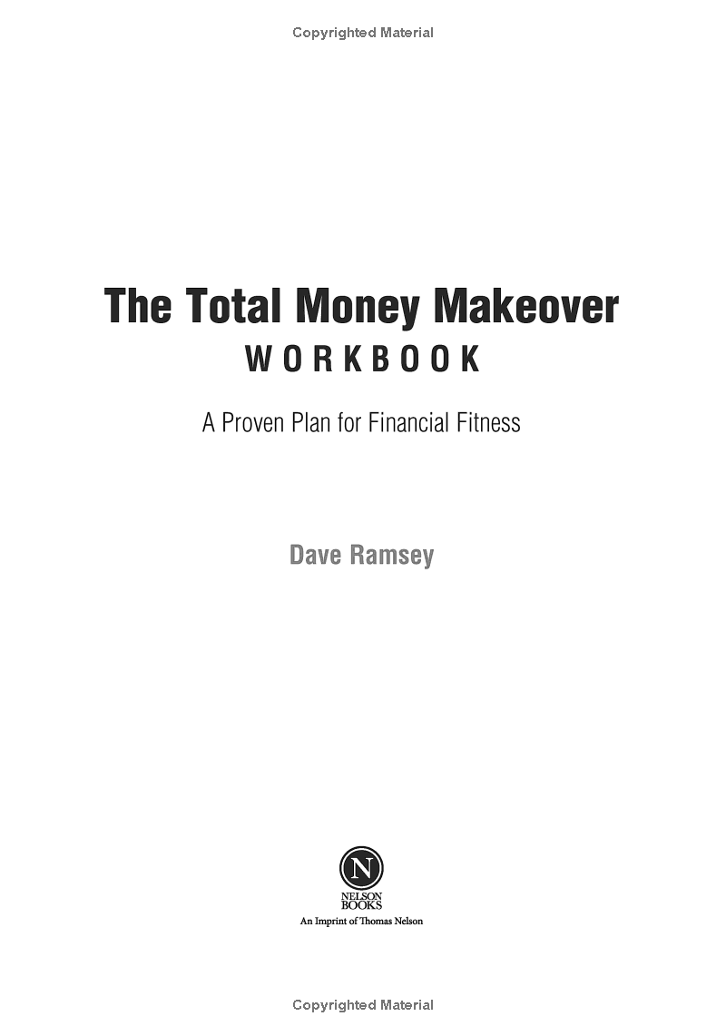 Total Money Makeover Workbook: Classic Edition - FAHASA.COM