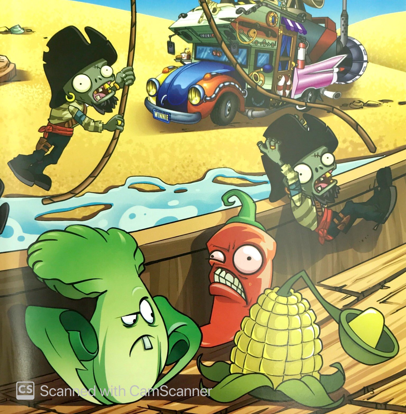 Truyện Tranh Trái Cây Đại Chiến Zombie 19 - Con Thuyền Cướp Biển (Tái ...