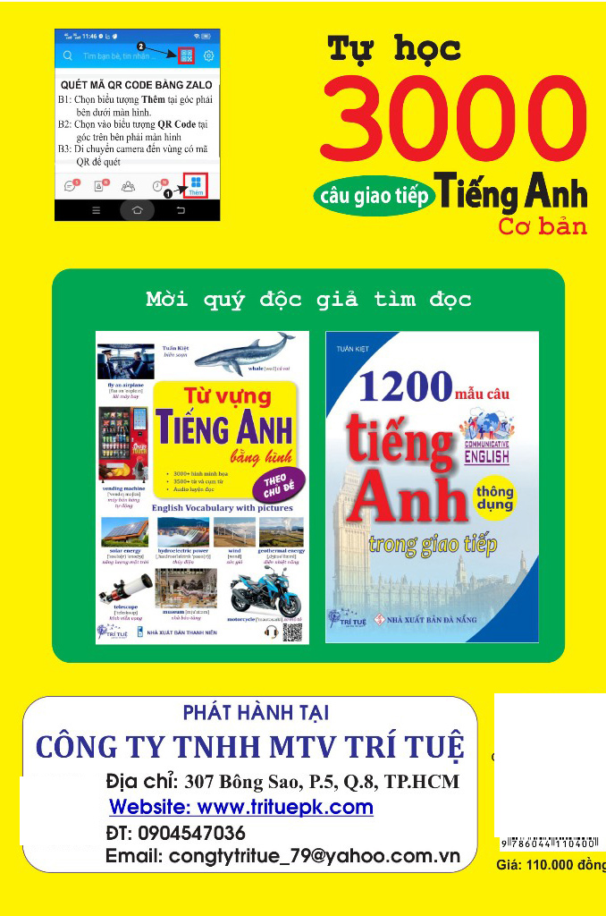 Sách Tự Học 3000 Câu Giao Tiếp Tiếng Anh Cơ Bản - FAHASA.COM