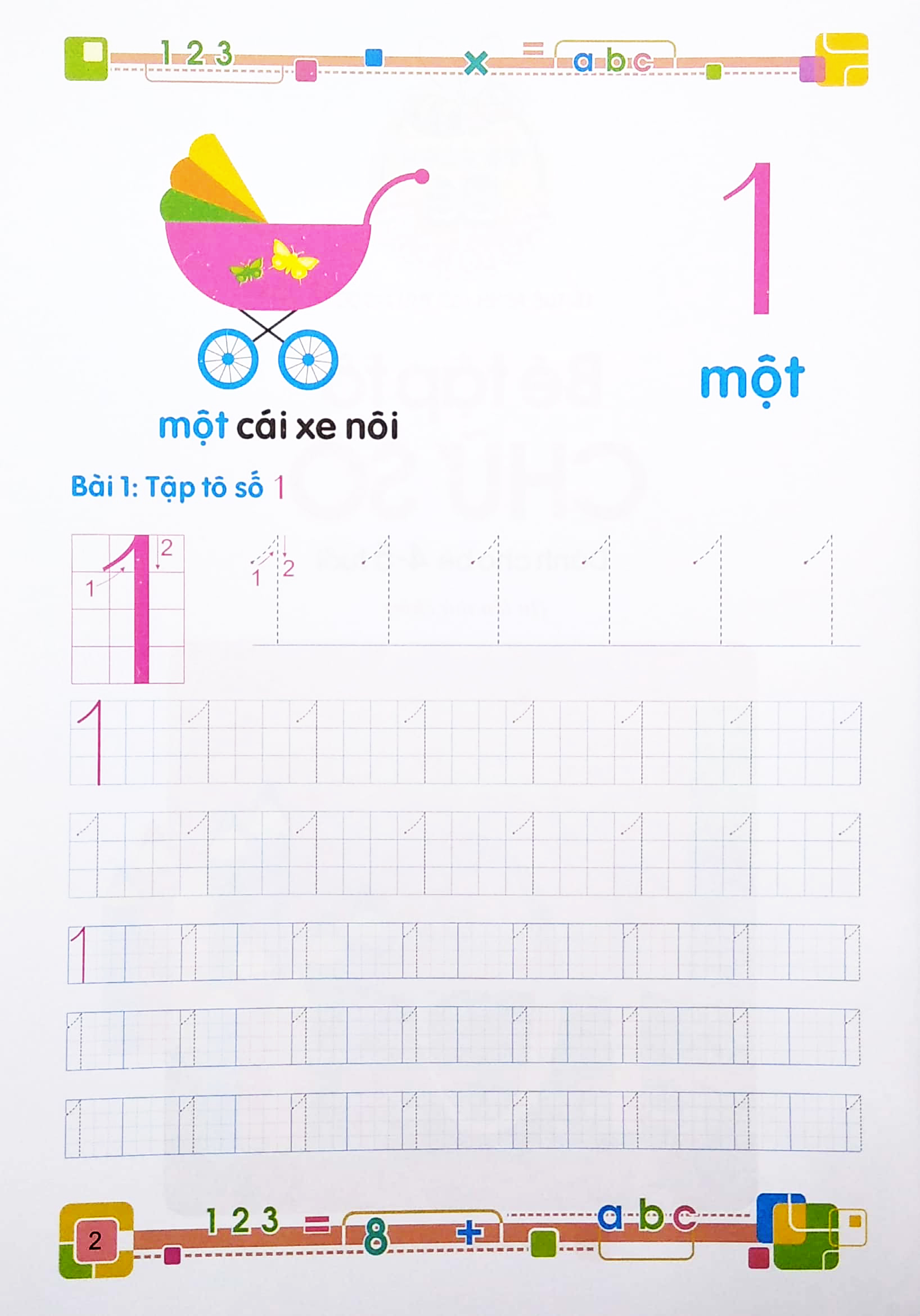 Sách Tủ Sách Cho Bé Vào Lớp 1 - Bé Tập Tô Chữ Số - Dành Cho Bé 4-5 Tu ...