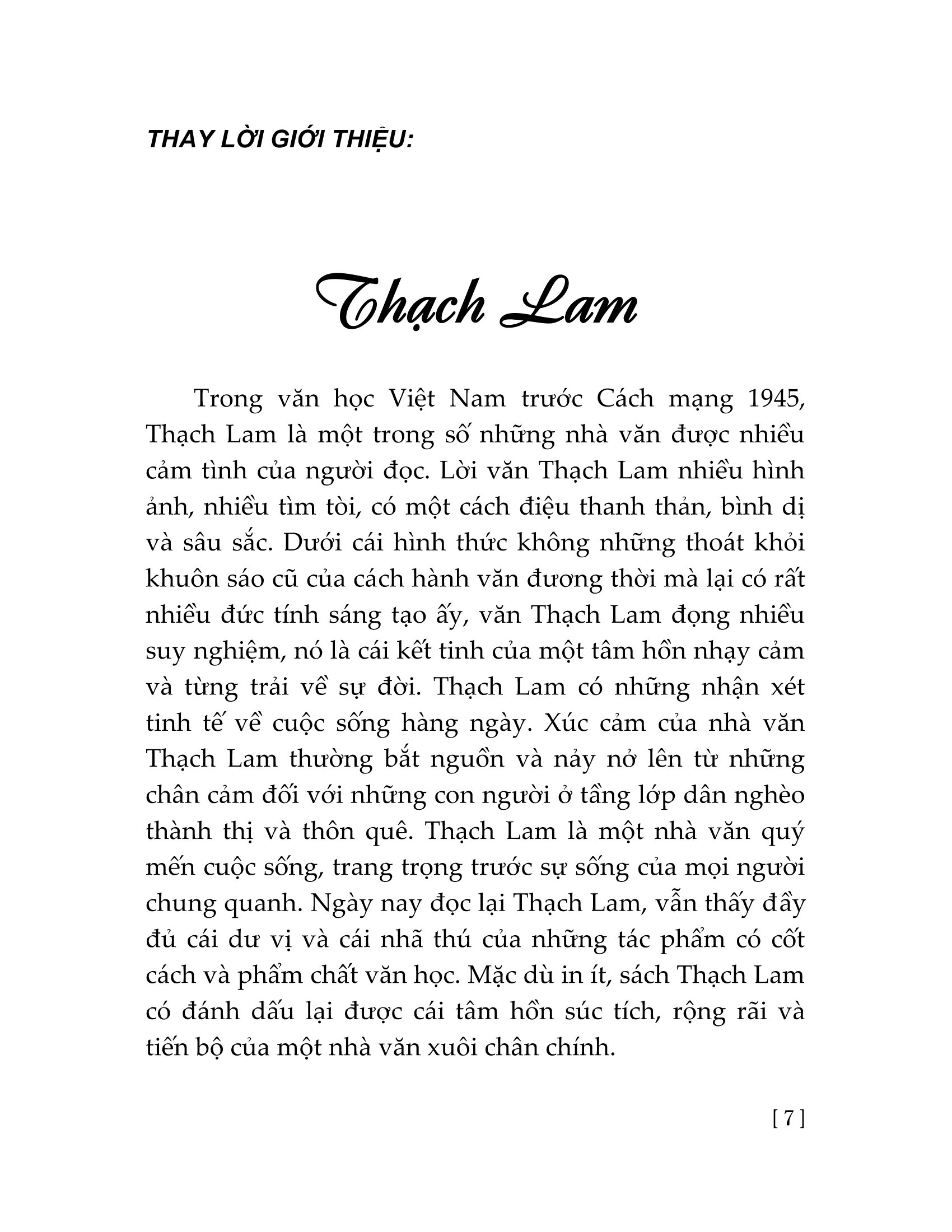 Tuyển Tập Thạch Lam PDF - YDS.EDU.VN