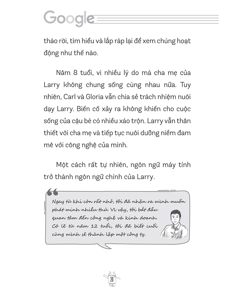 Sách Ươm Mầm Tỷ Phú Nhí - Larry Page & Sergey Brin: Cha Đẻ Của Công Cụ - FAHASA.COM