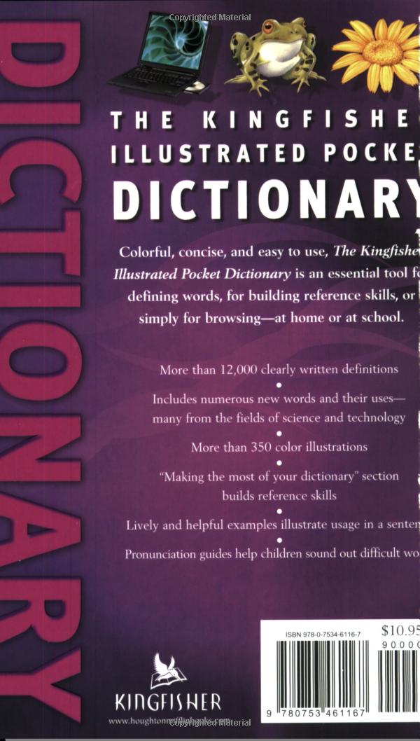 US Kingfisher Illustrated Pocket Dictionary - FAHASA.COM