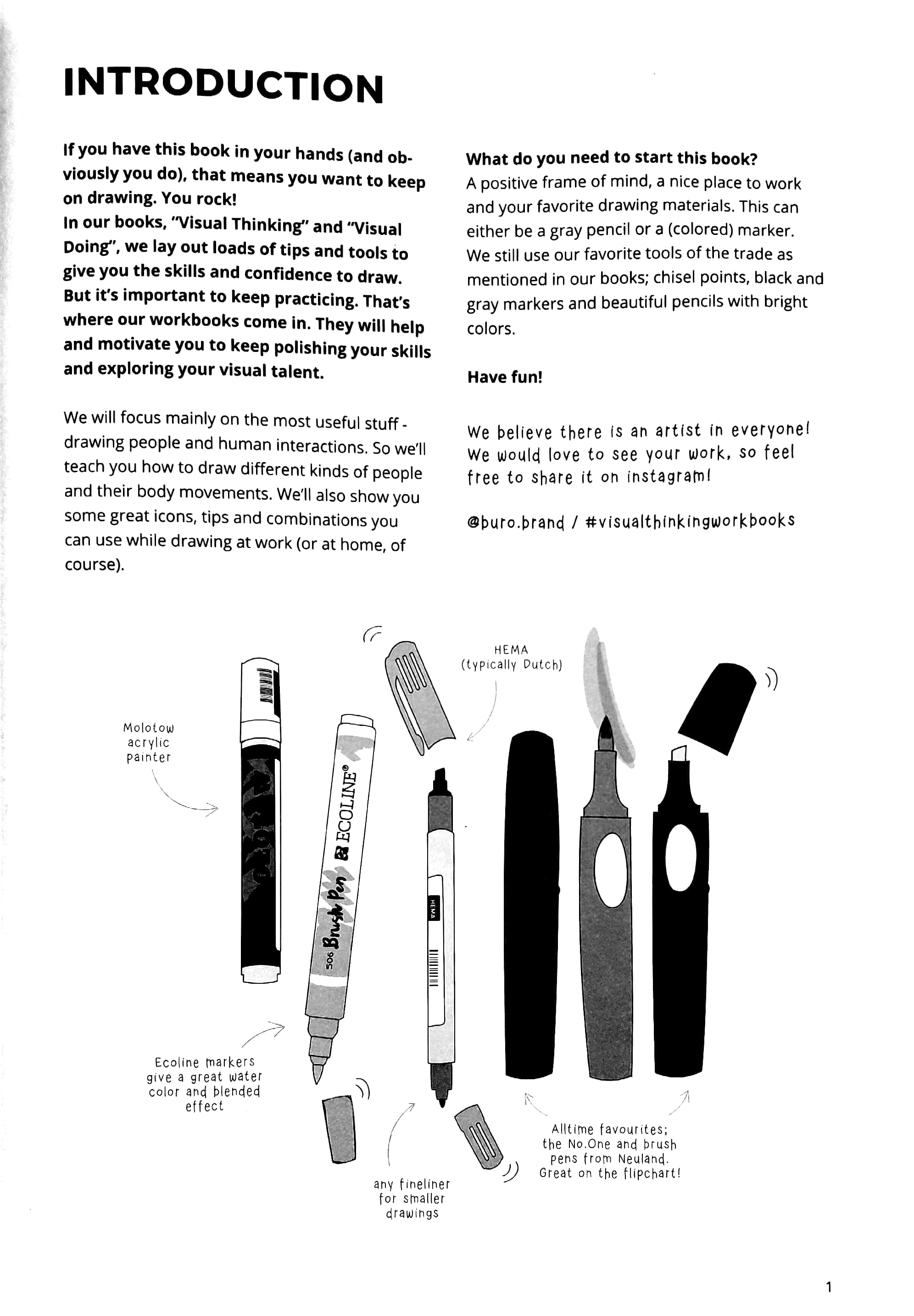 Visual Thinking Workbook - FAHASA.COM