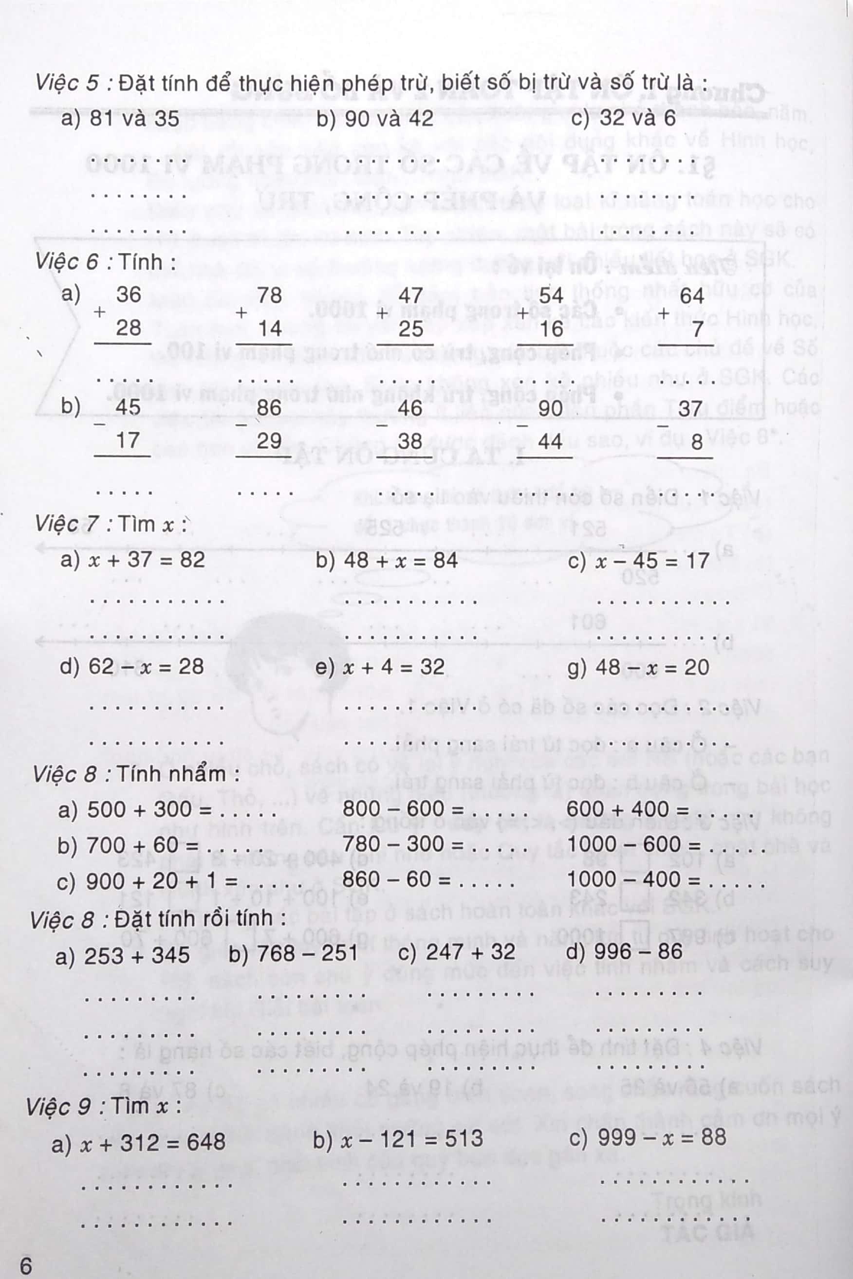 Sách Vở Bài Tập Nâng Cao Toán Lớp 3 - Tập 1 - FAHASA.COM