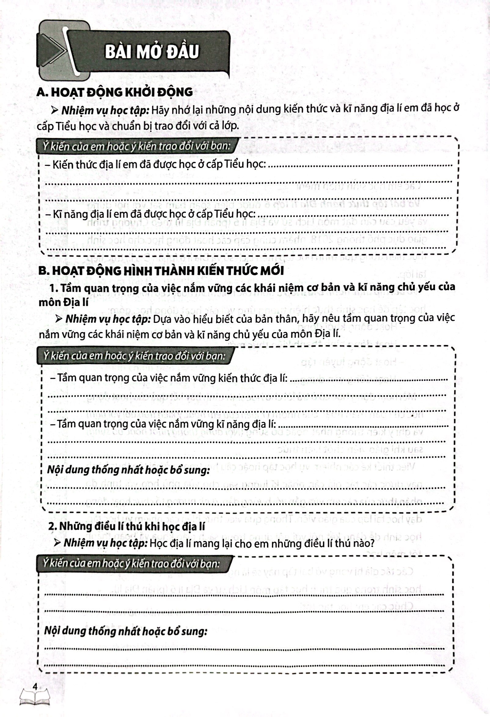 Sách Vở Bài Tập Thực Hành Địa Lí Lớp 6 (Theo Chương Trình Giáo Dục ...