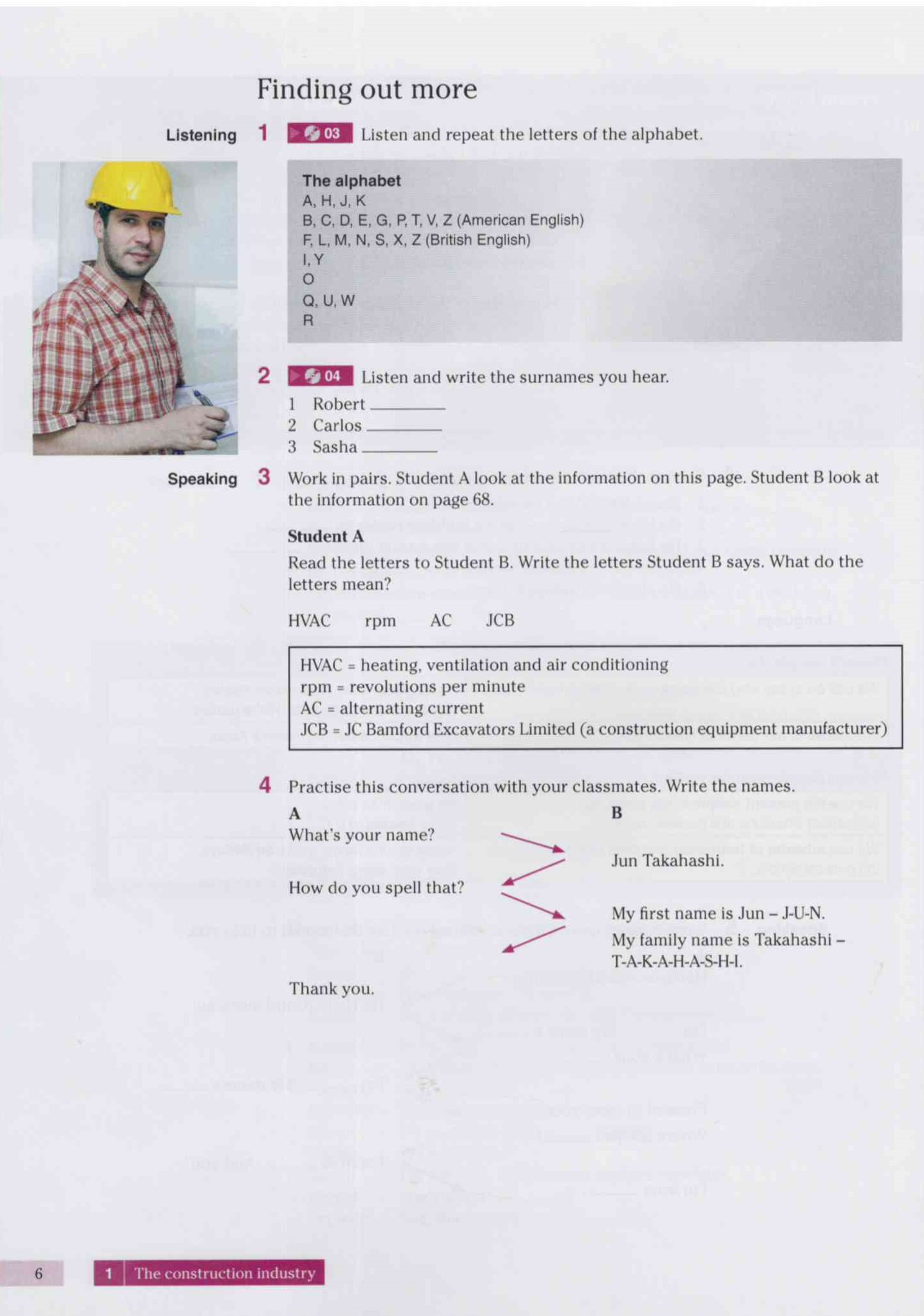 Vocational English: English For Construction Level 1 Coursebook And Cd ...