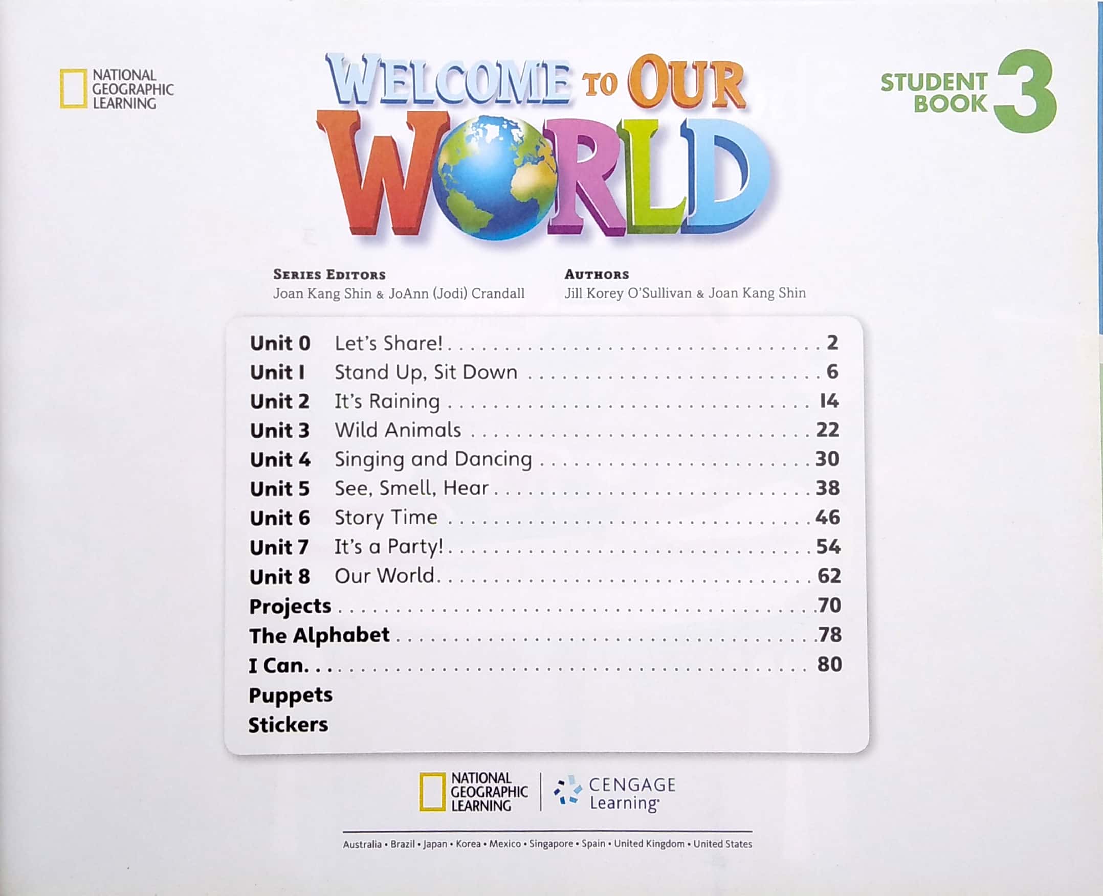 Welcome to Our World: Student Book 3 - FAHASA.COM