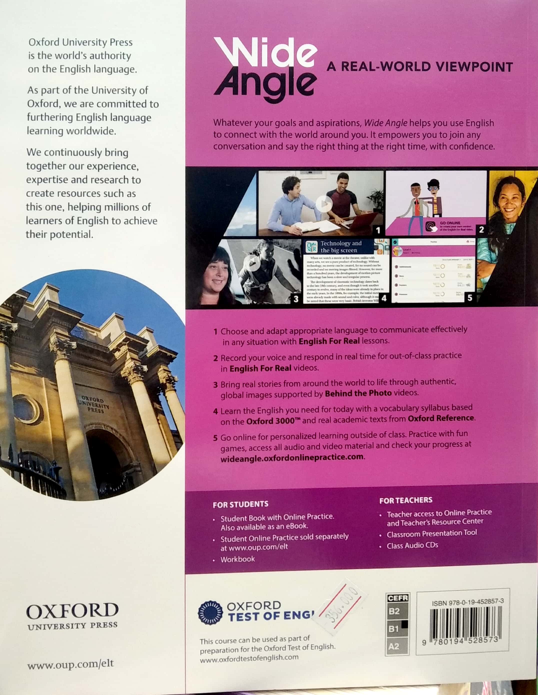 Wide Angle: Level 4: Student Book With Online Practice