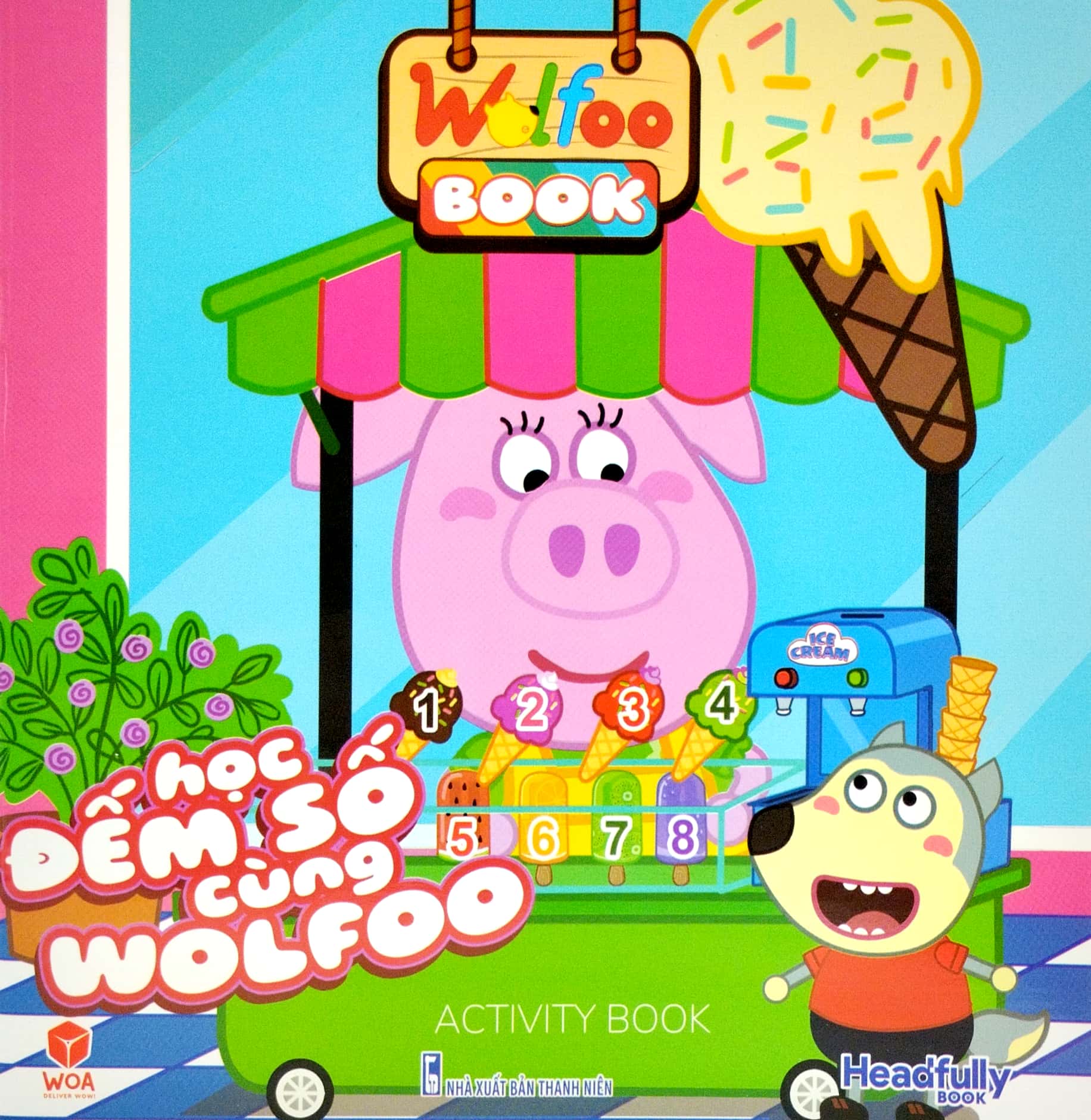 Sách Wolfoo Book - Học Đếm Số Cùng Wolfoo - FAHASA.COM