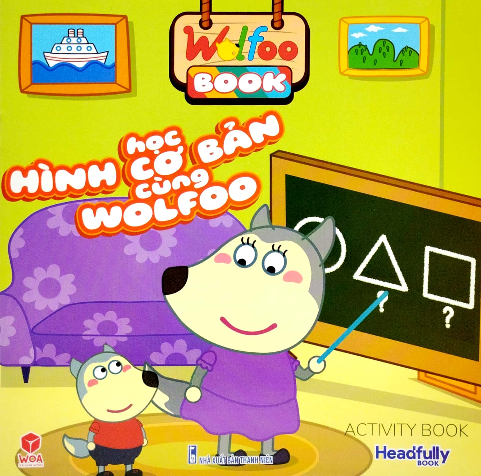 Sách Wolfoo Book - Học Hình Cơ Bản Cùng Wolfoo - FAHASA.COM