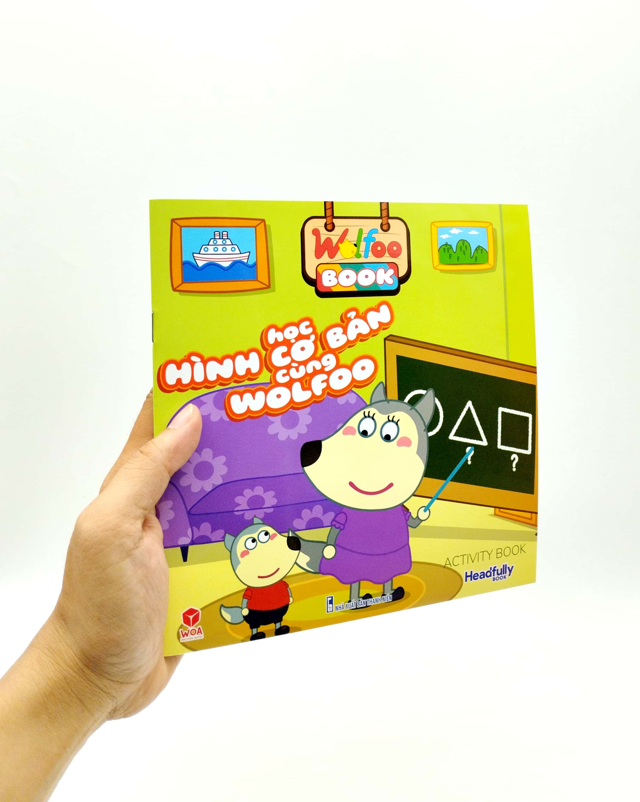 Sách Wolfoo Book - Học Hình Cơ Bản Cùng Wolfoo - FAHASA.COM