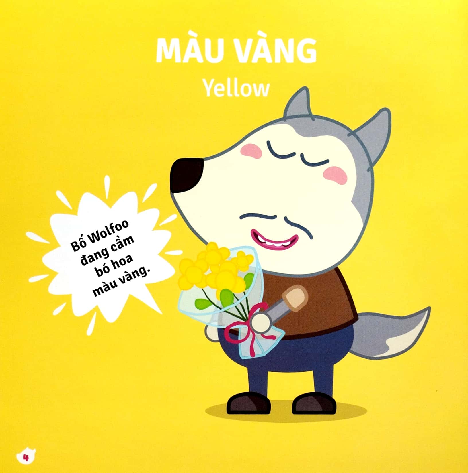 Sách Wolfoo Book - Học Màu Sắc Cùng Wolfoo - FAHASA.COM