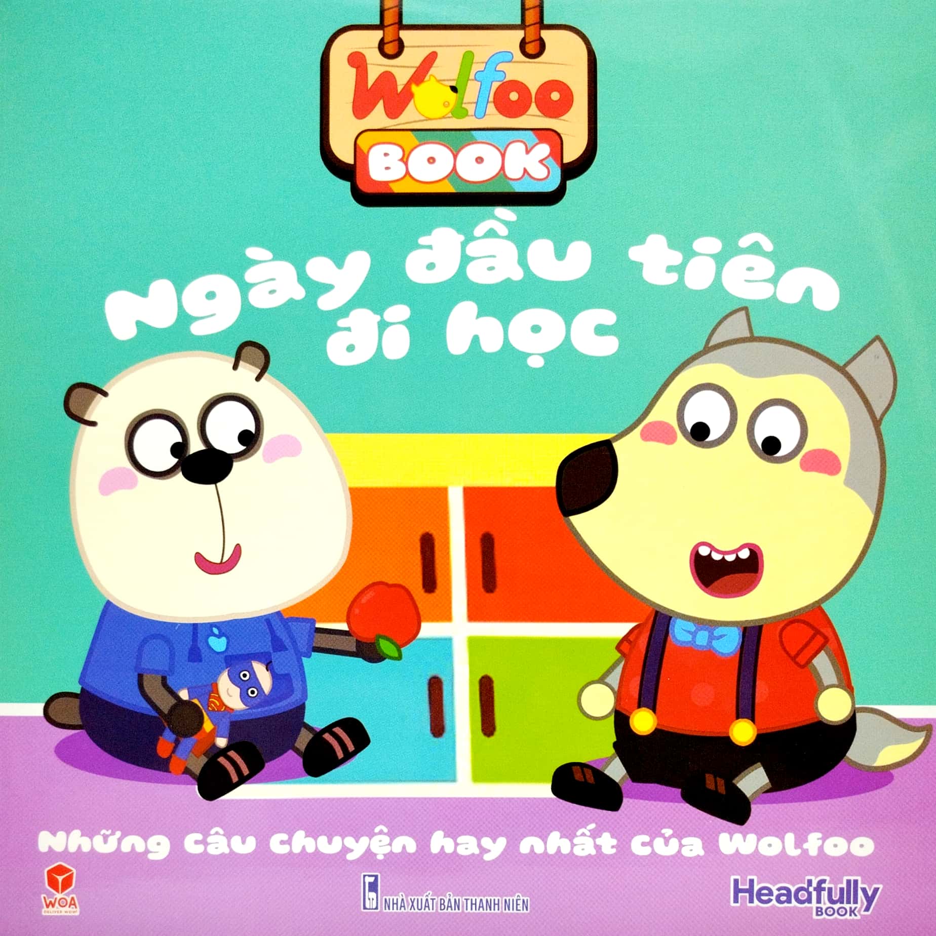 Sách Wolfoo Book - Ngày Đầu Tiên Đi Học - FAHASA.COM