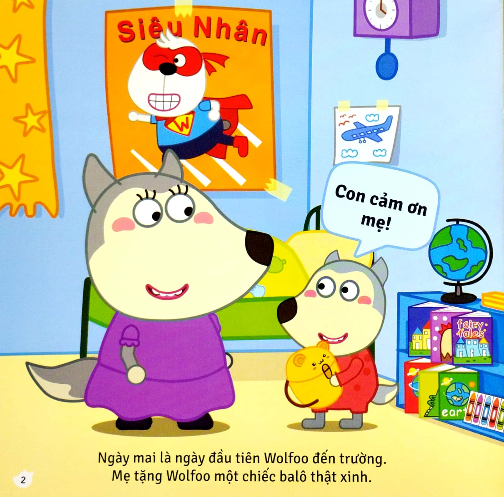 Sách Wolfoo Book - Ngày Đầu Tiên Đi Học - FAHASA.COM