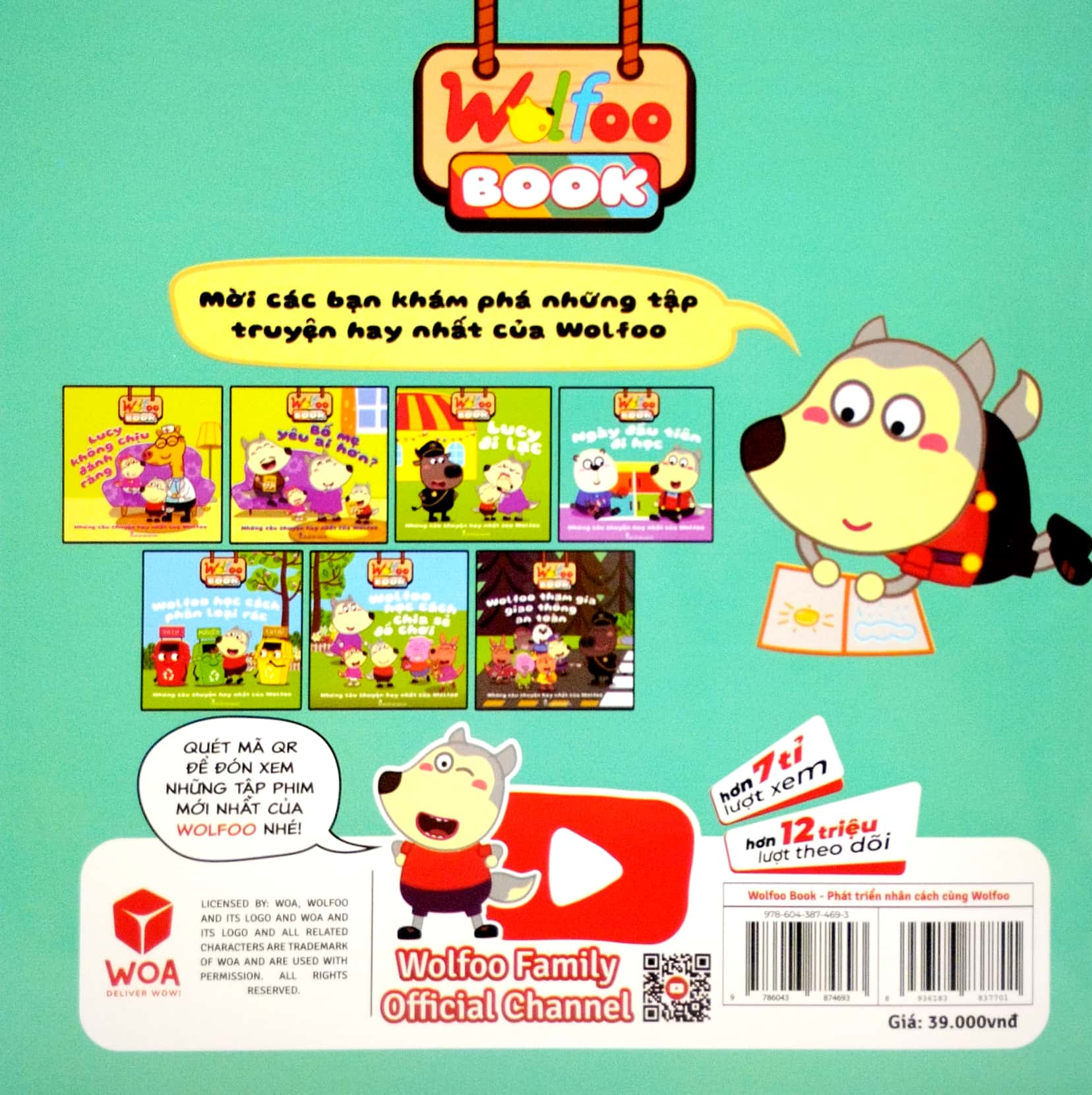 Sách Wolfoo Book - Wolfoo Học Cách Phân Loại Rác - FAHASA.COM