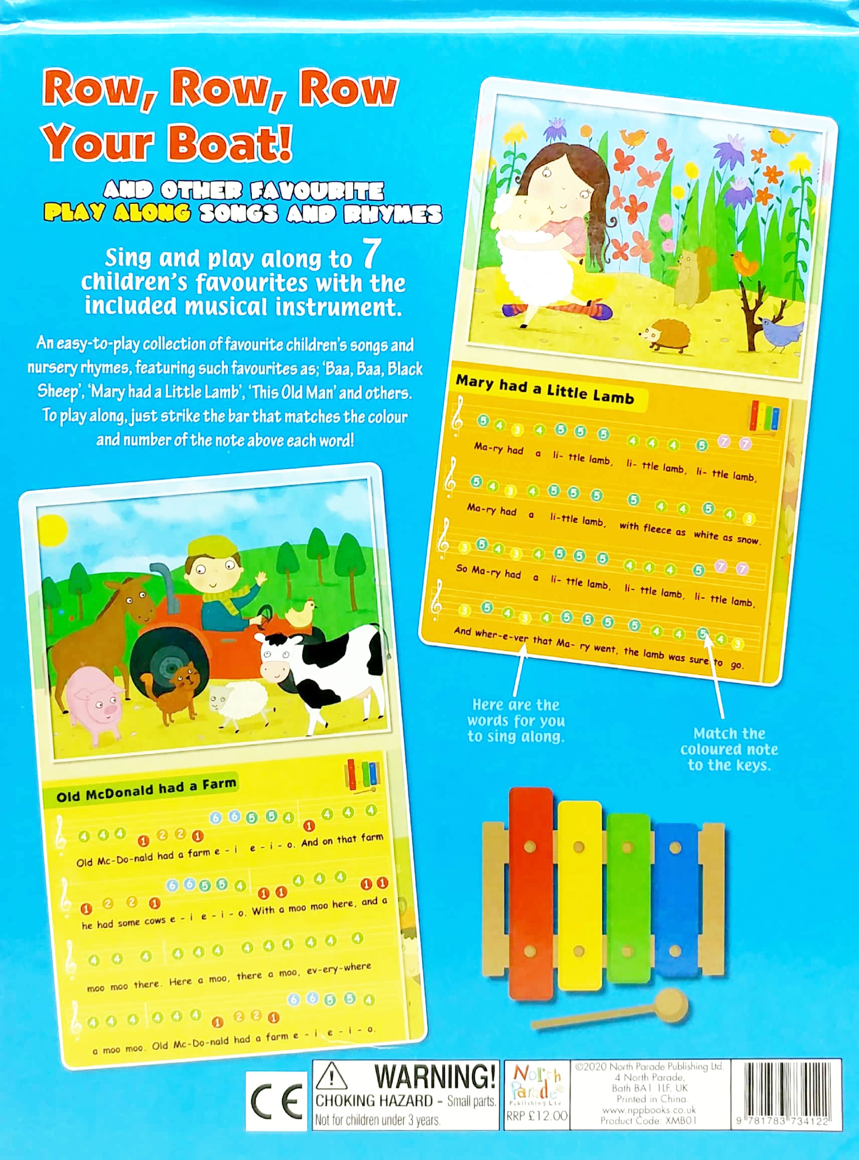 Xylophone Book - Row, Row, Row Your Boat! - FAHASA.COM