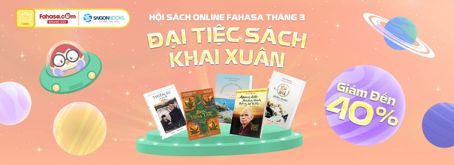 Tổng hợp sản phẩm của Saigon Books giảm tới 50% tại Fahasa.com